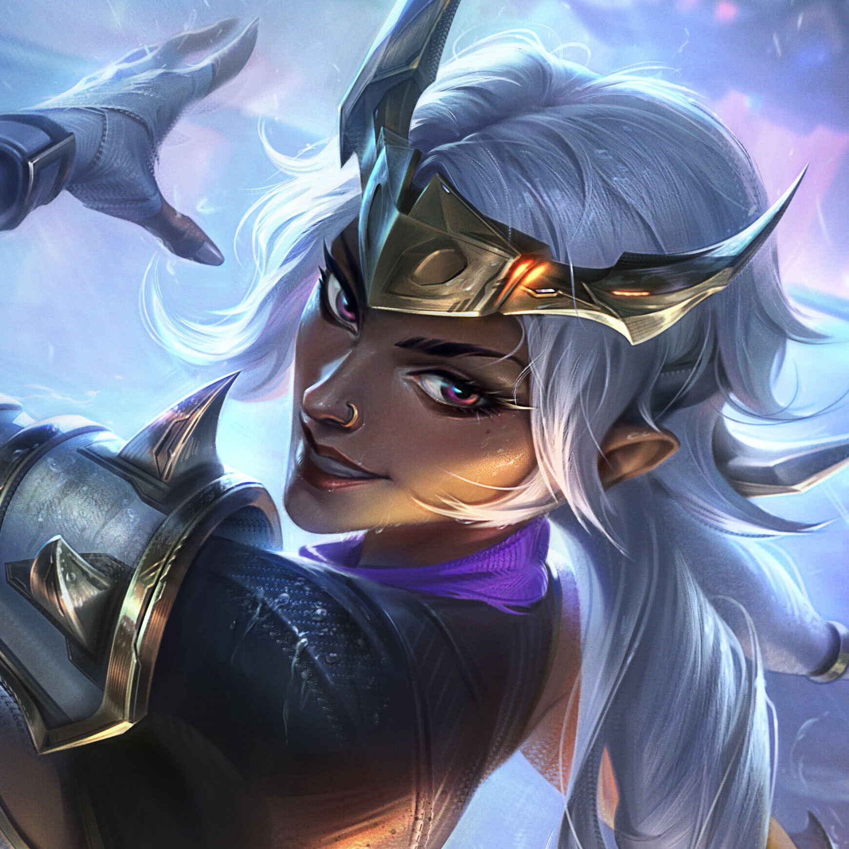 ArtStation - Inkshadow Nilah - League of Legends