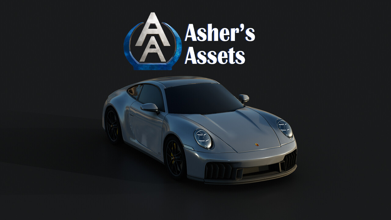 ArtStation - 2025 Porsche 911 Carrera 4 GTS