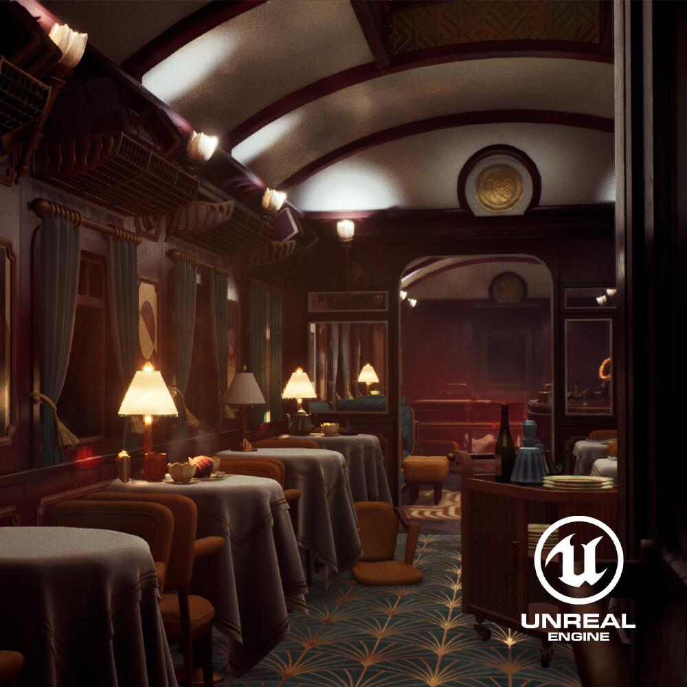 ArtStation - Orient Express - UE5 Environment