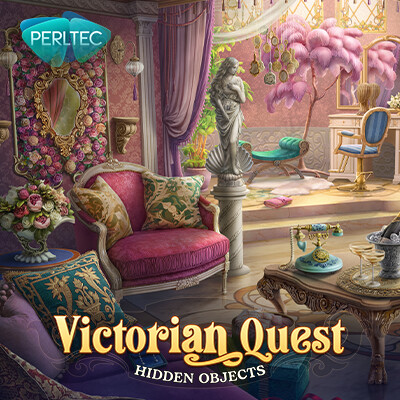 ArtStation - Beauty Salon - Hidden Object Background