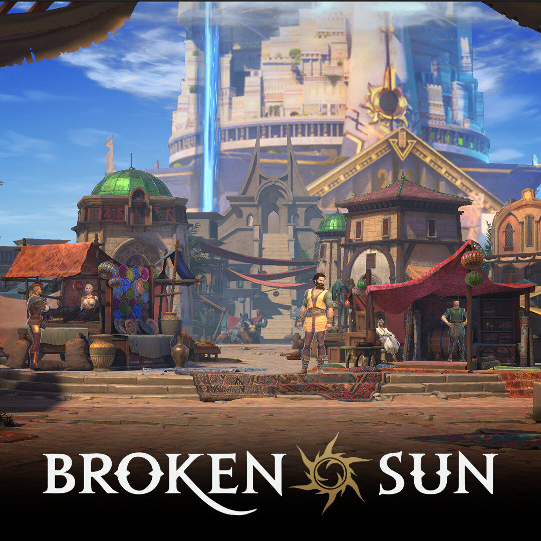 ArtStation - Broken Sun- The Great Bazaar