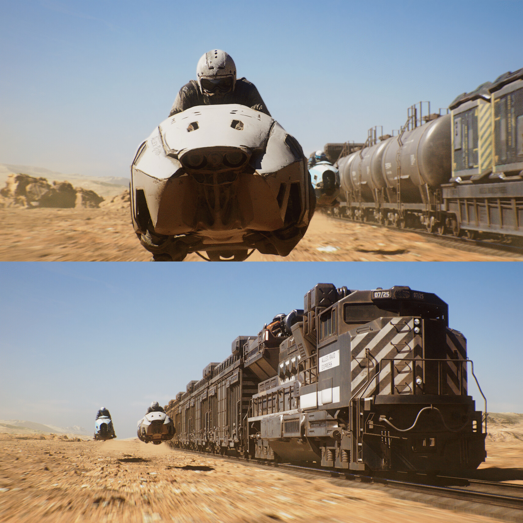 ArtStation - Desert Chase