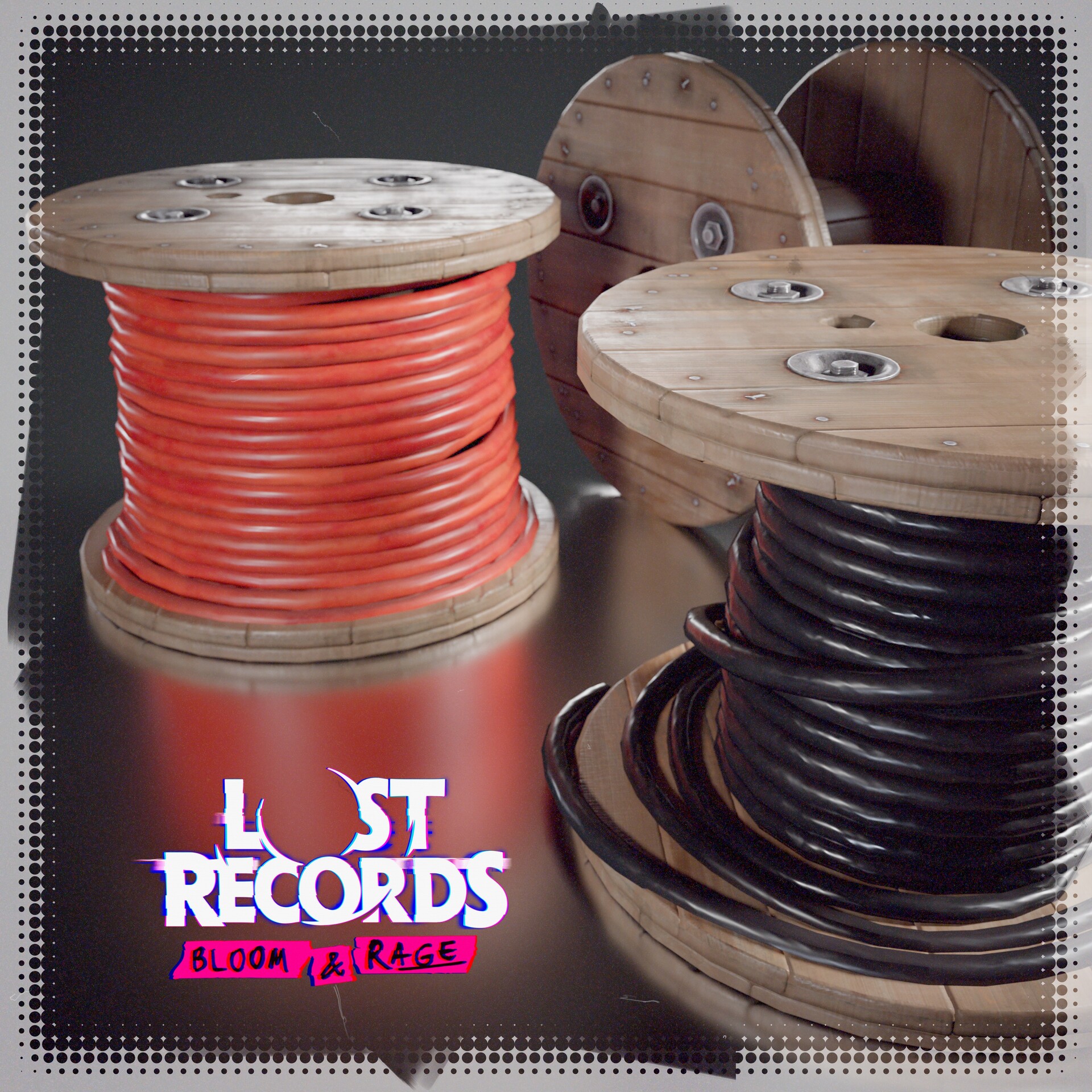 ArtStation - Wood Cable Reel