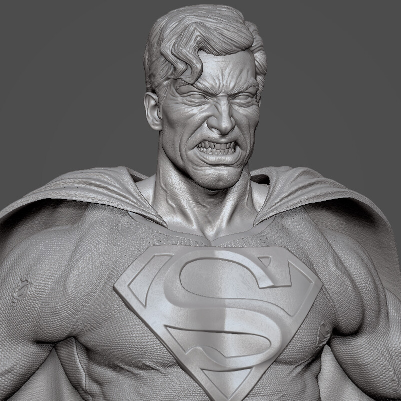 ArtStation - Superman Zbrush
