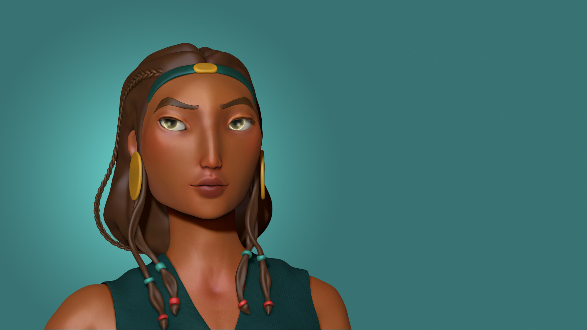 ArtStation - Tzipporah - 3D Character Fan Art | The Prince of Egypt
