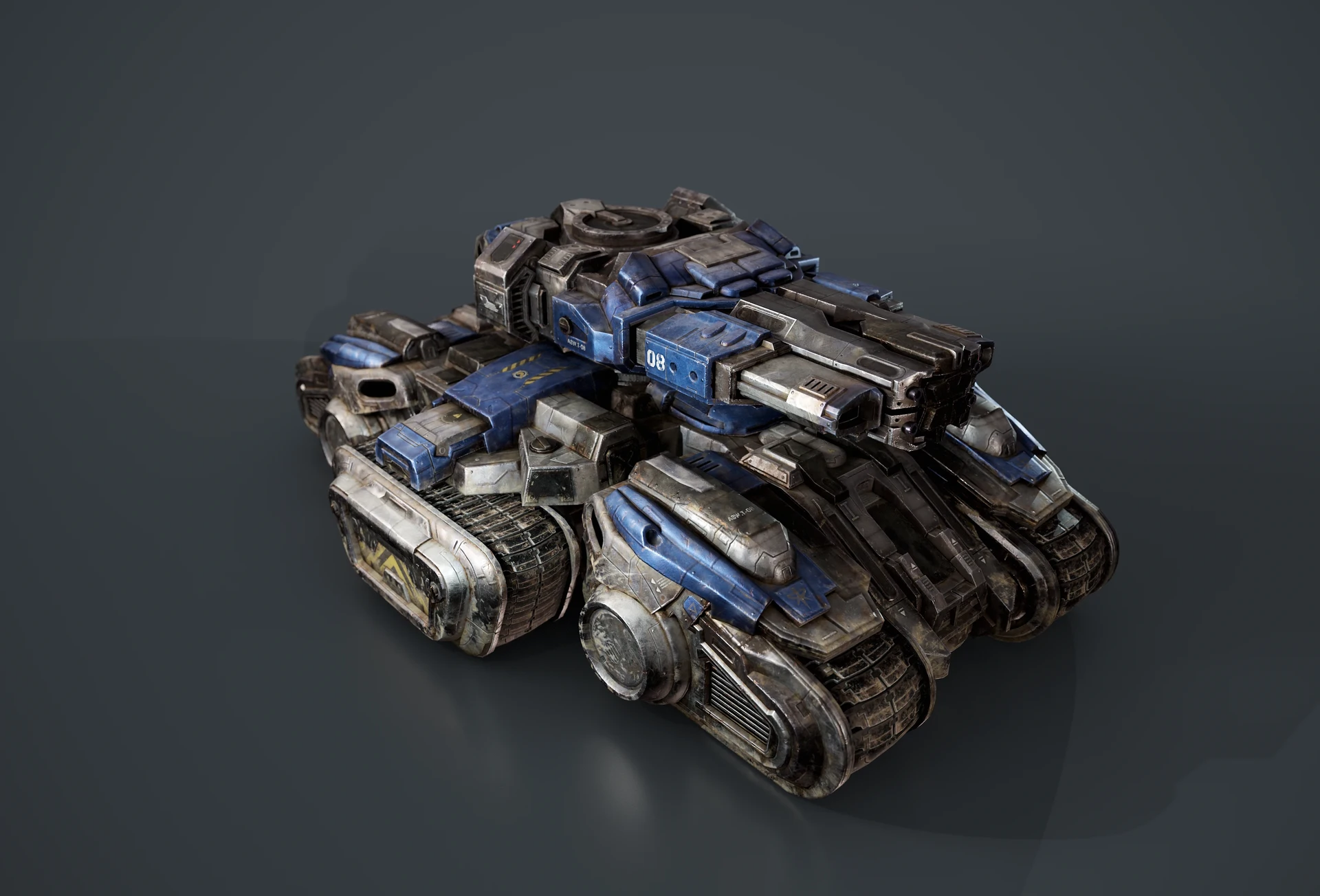 ArtStation - Starcraft 2 Fan Art - Siege Tank Model and Siege Mode ...