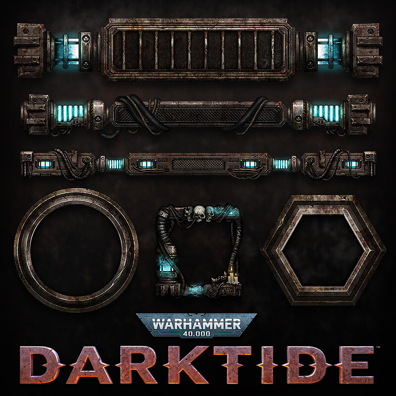 ArtStation - Warhammer 40.000: Darktide - UI Art