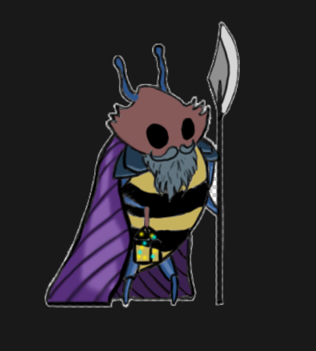 ArtStation - Hive Watchman - Frame by frame photoshop animation, 2D Art