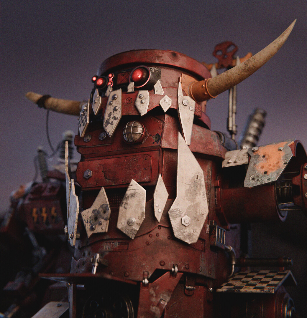 ArtStation - Ork Meka Dread