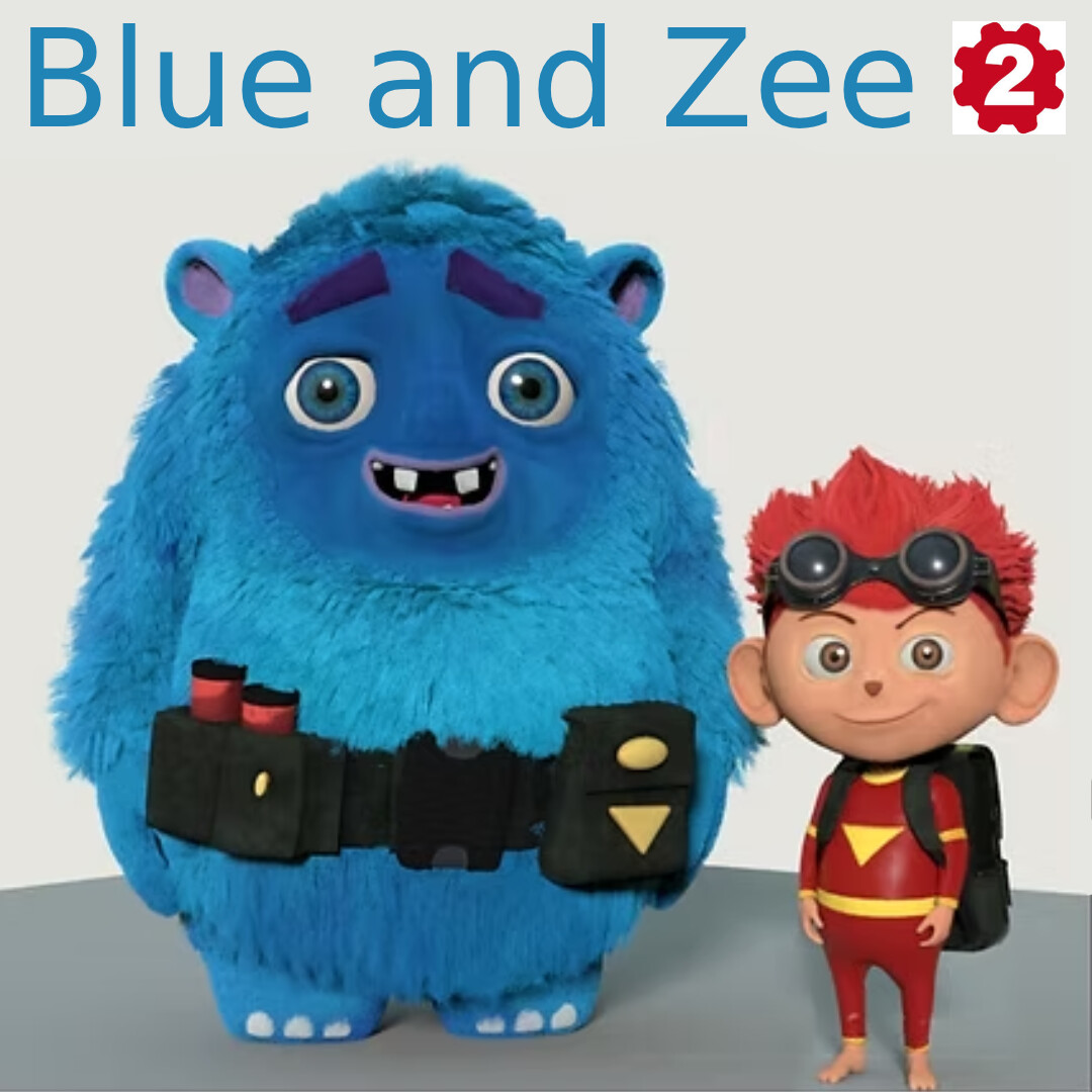 ArtStation - Blue and Zee - Kids show