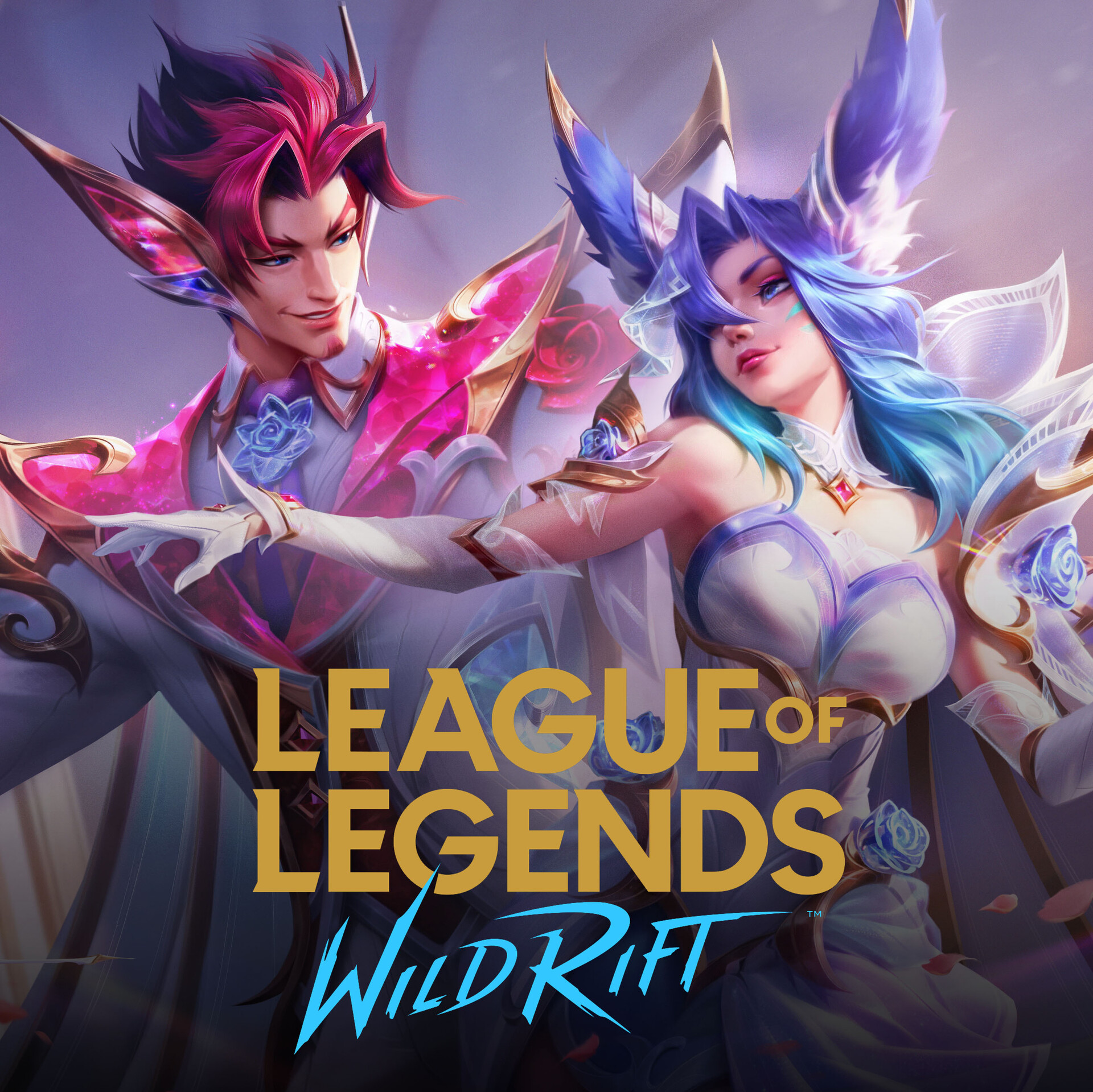 Artstation Crystal Rose Xayah And Rakan Splash Art