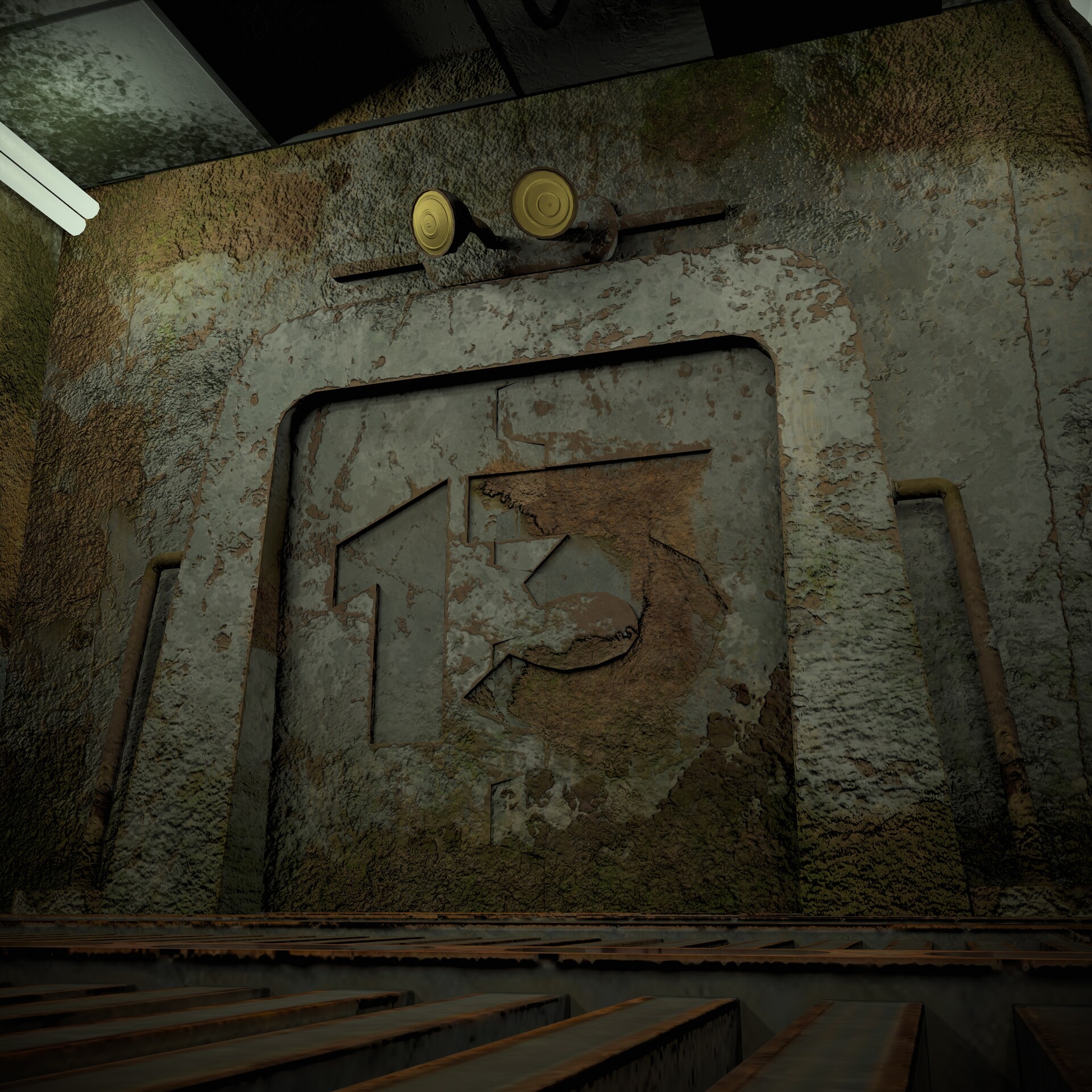ArtStation - Fallout 1 Vault 13 - Inside