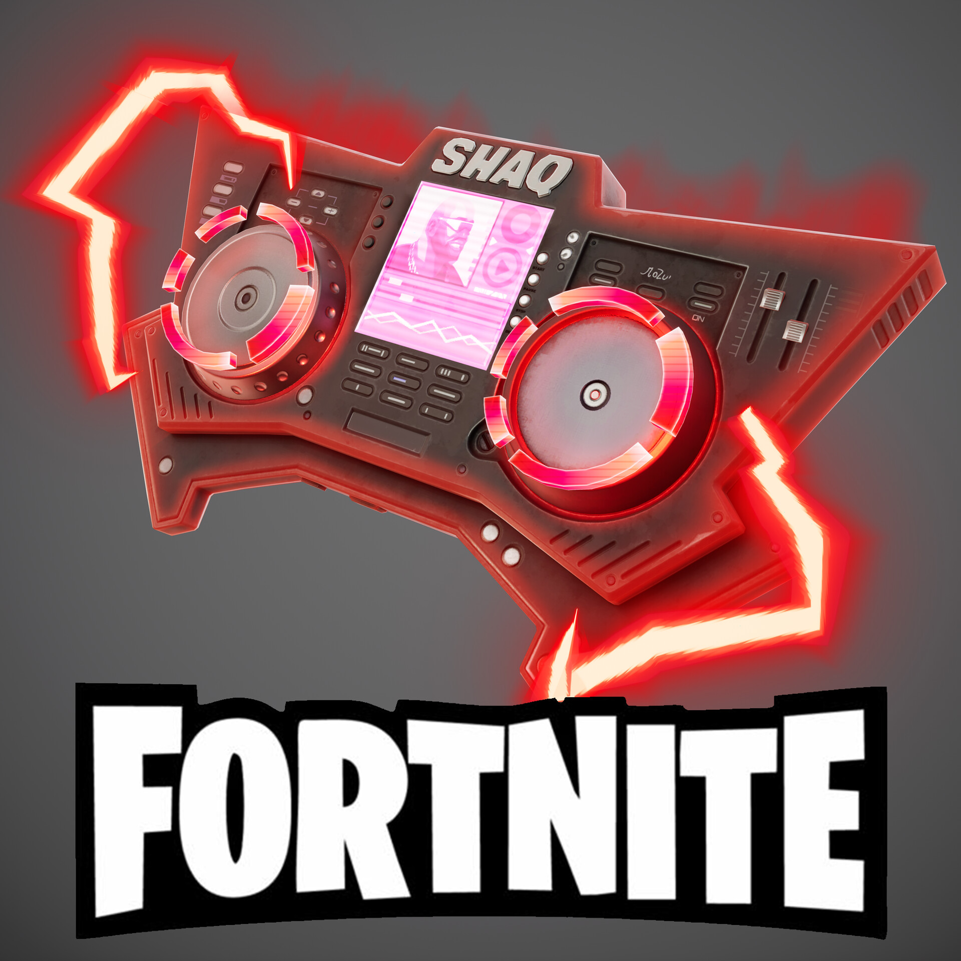 ArtStation - Shaq's DJ Decks - Fortnite