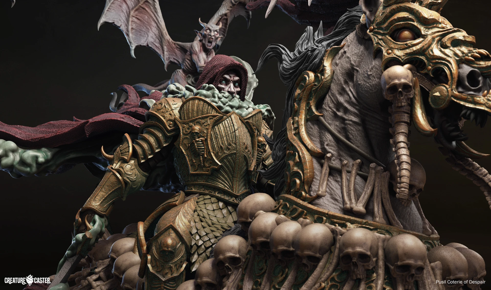 ArtStation - Pusil Coterie of Despair (Creature Caster-Miniatures)