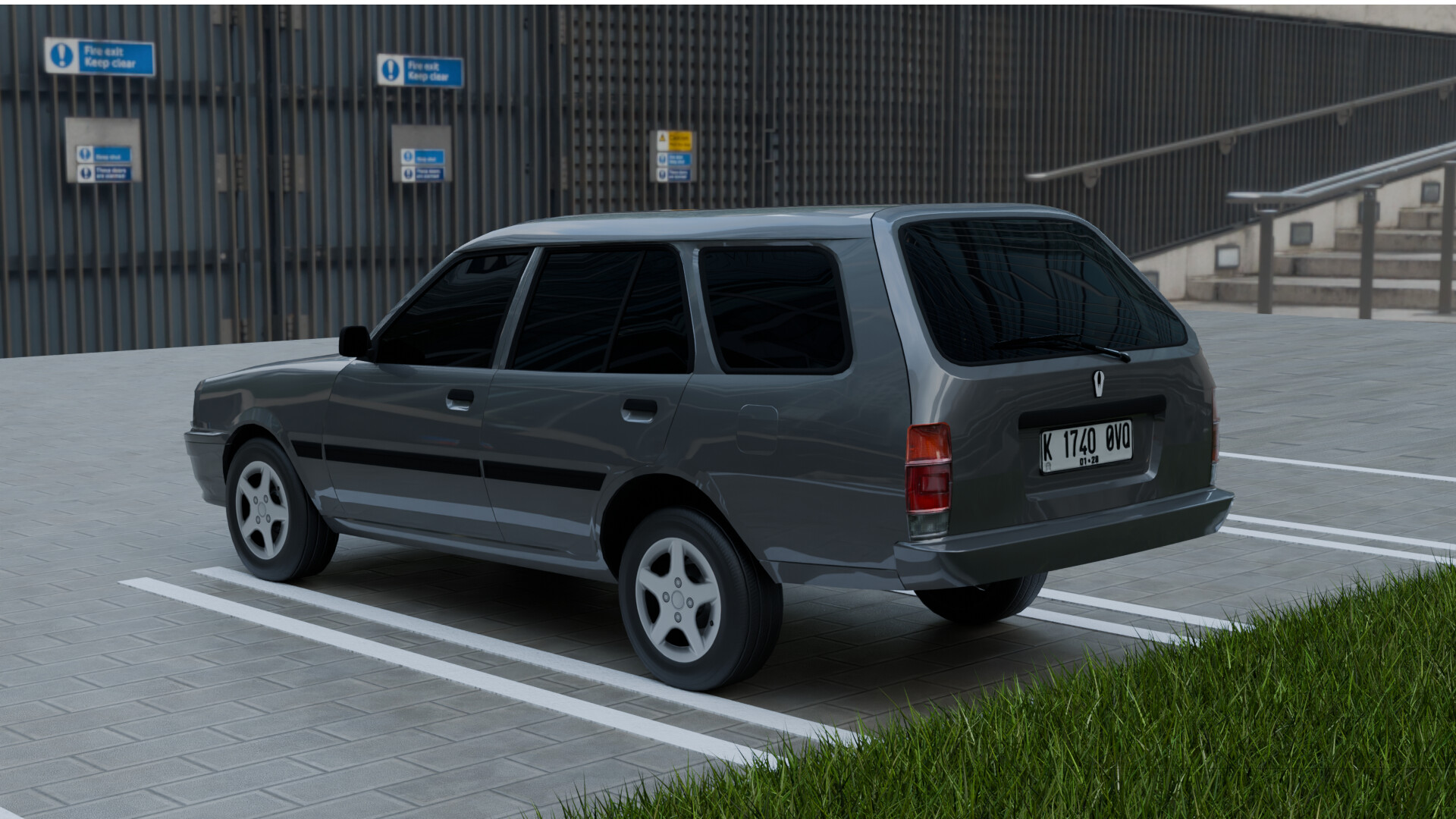 ArtStation - 1993 Mazda Vantrend / Familia