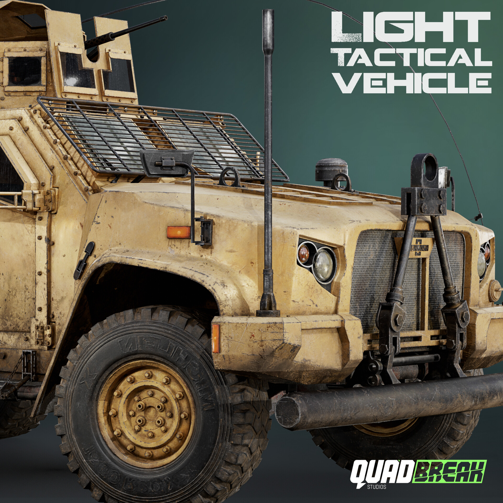 ArtStation - Light Tactical Vehicle – Remaster