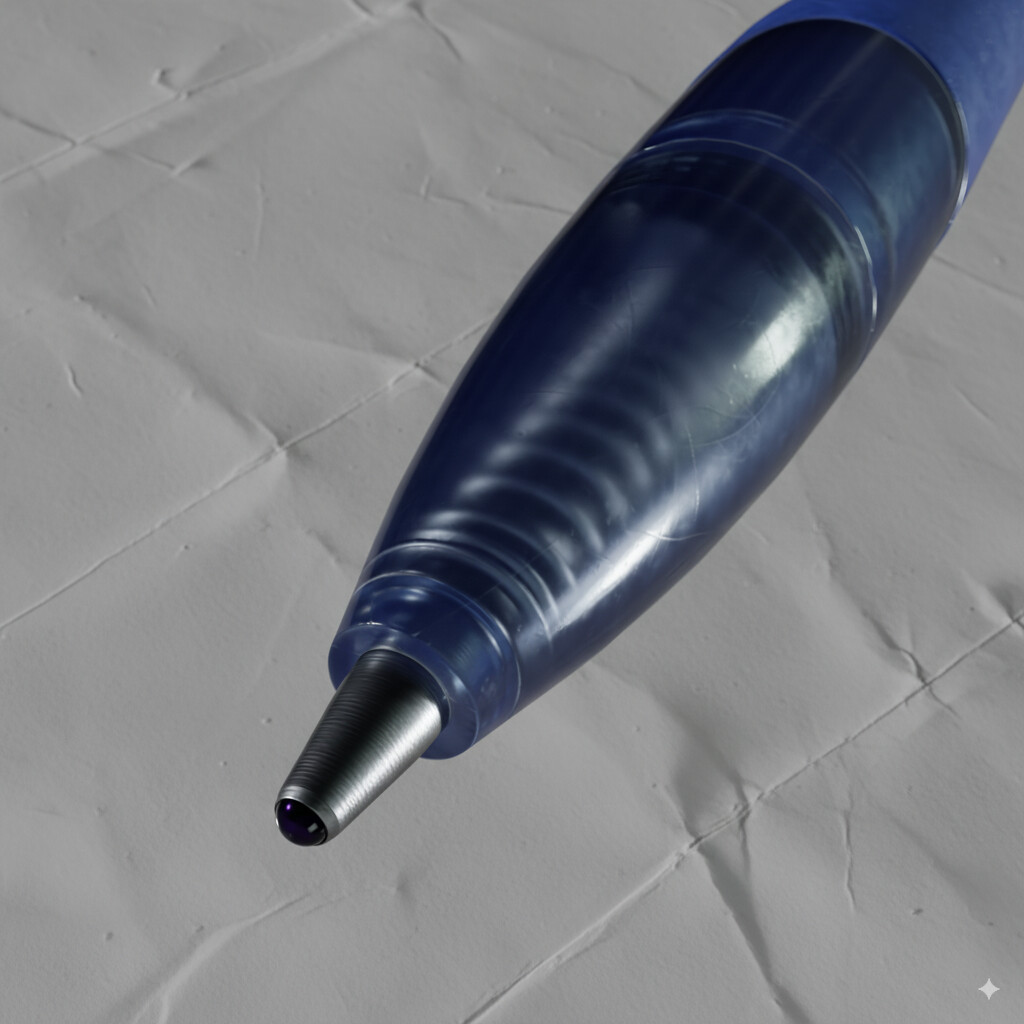 ArtStation - The Anatomy of a Click Pen — A Weekend Study