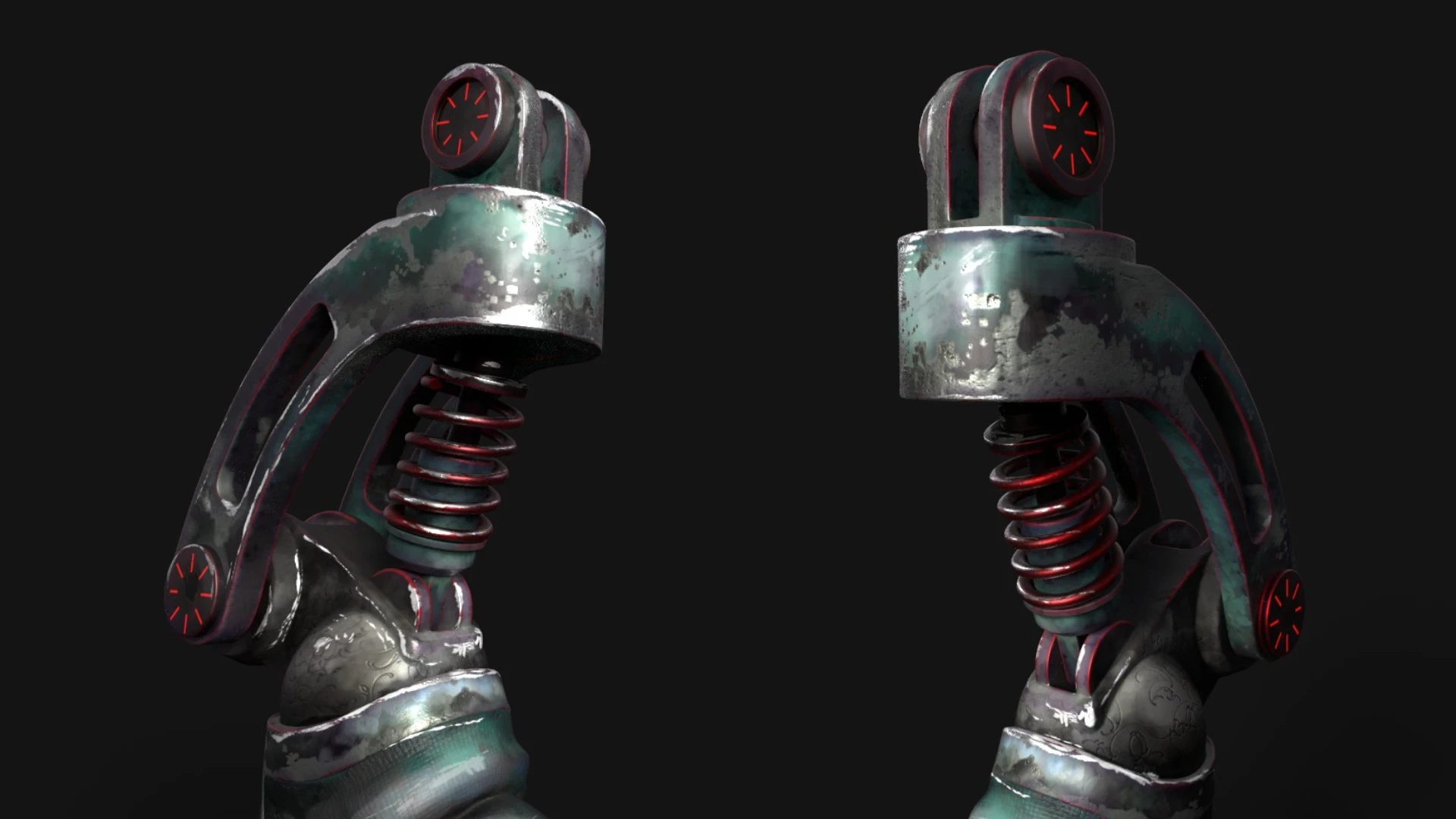 ArtStation - Stylised Mech Foot