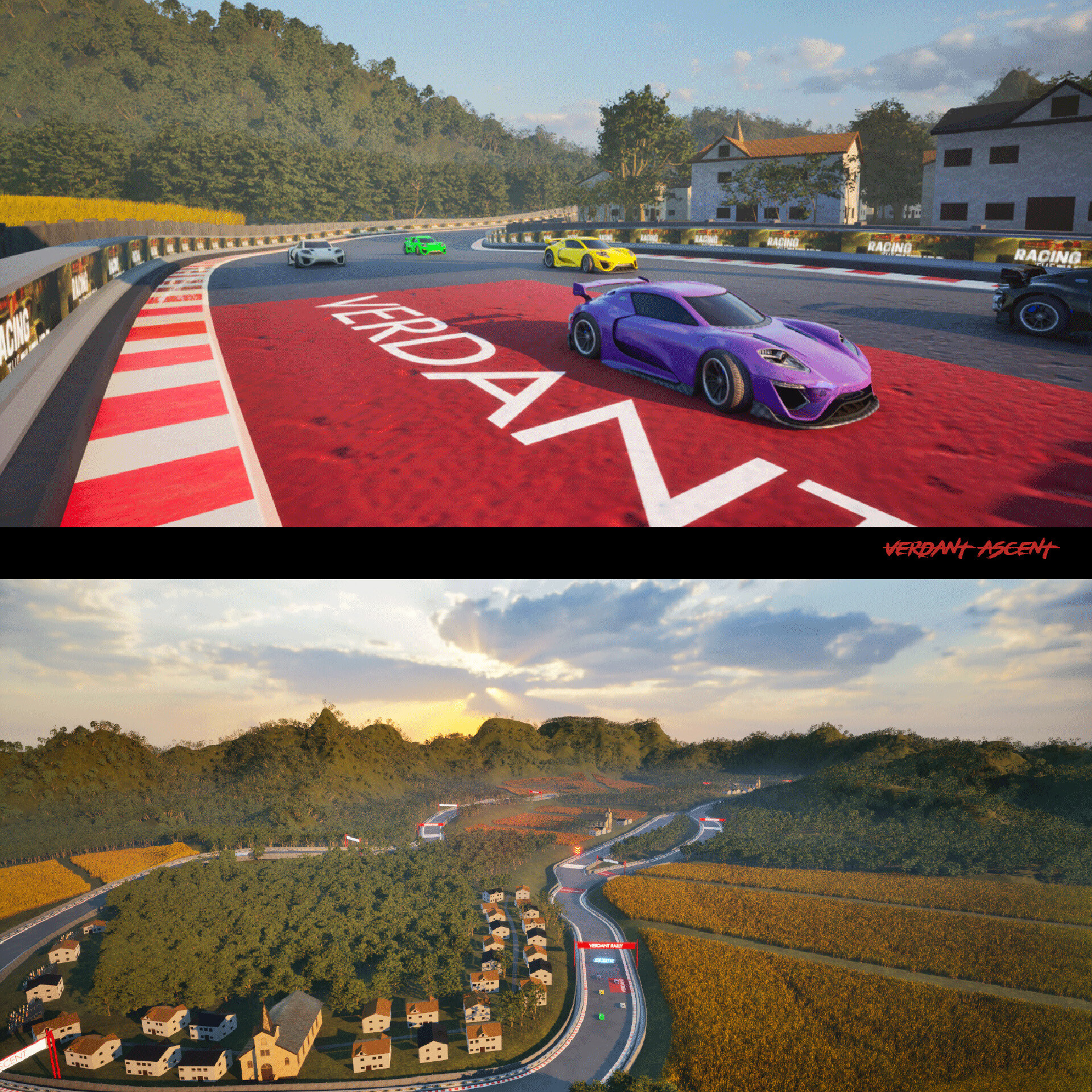 ArtStation - Realistic Race Track Environment for Unreal Engine ...