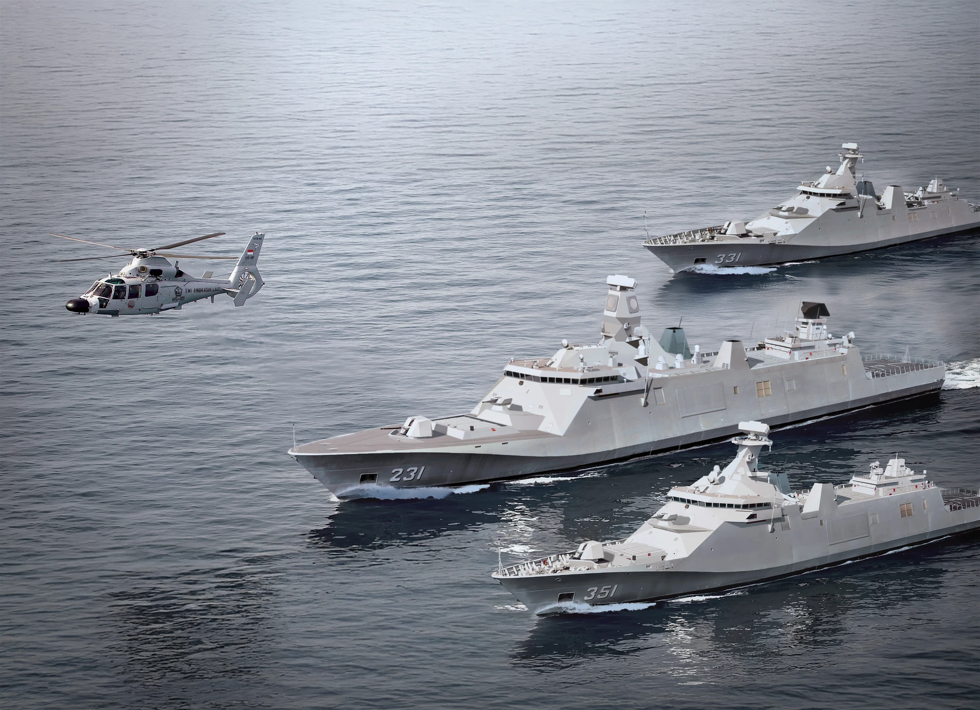 ArtStation - SIGMA LINE-UP SIGMA (Indonesia SIGMA Based Navy Ships ...