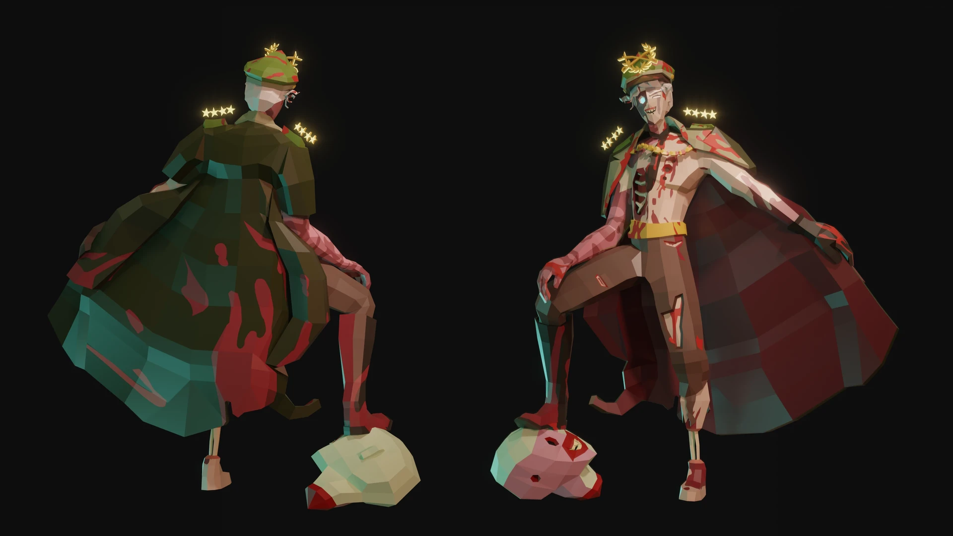 ArtStation - The Laurel General – Undead Zombie General | Game-Ready 3D ...