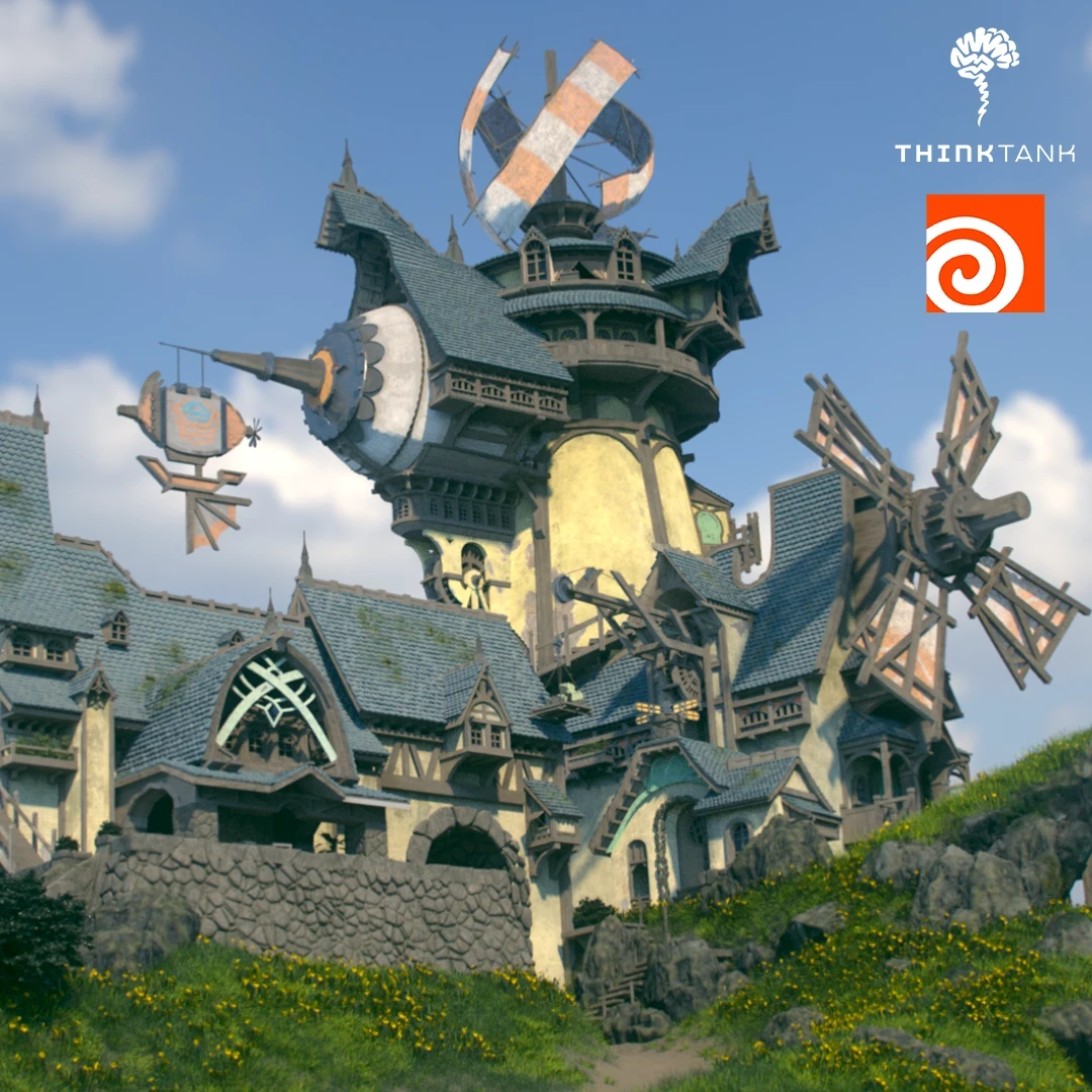 ArtStation - Wind Town