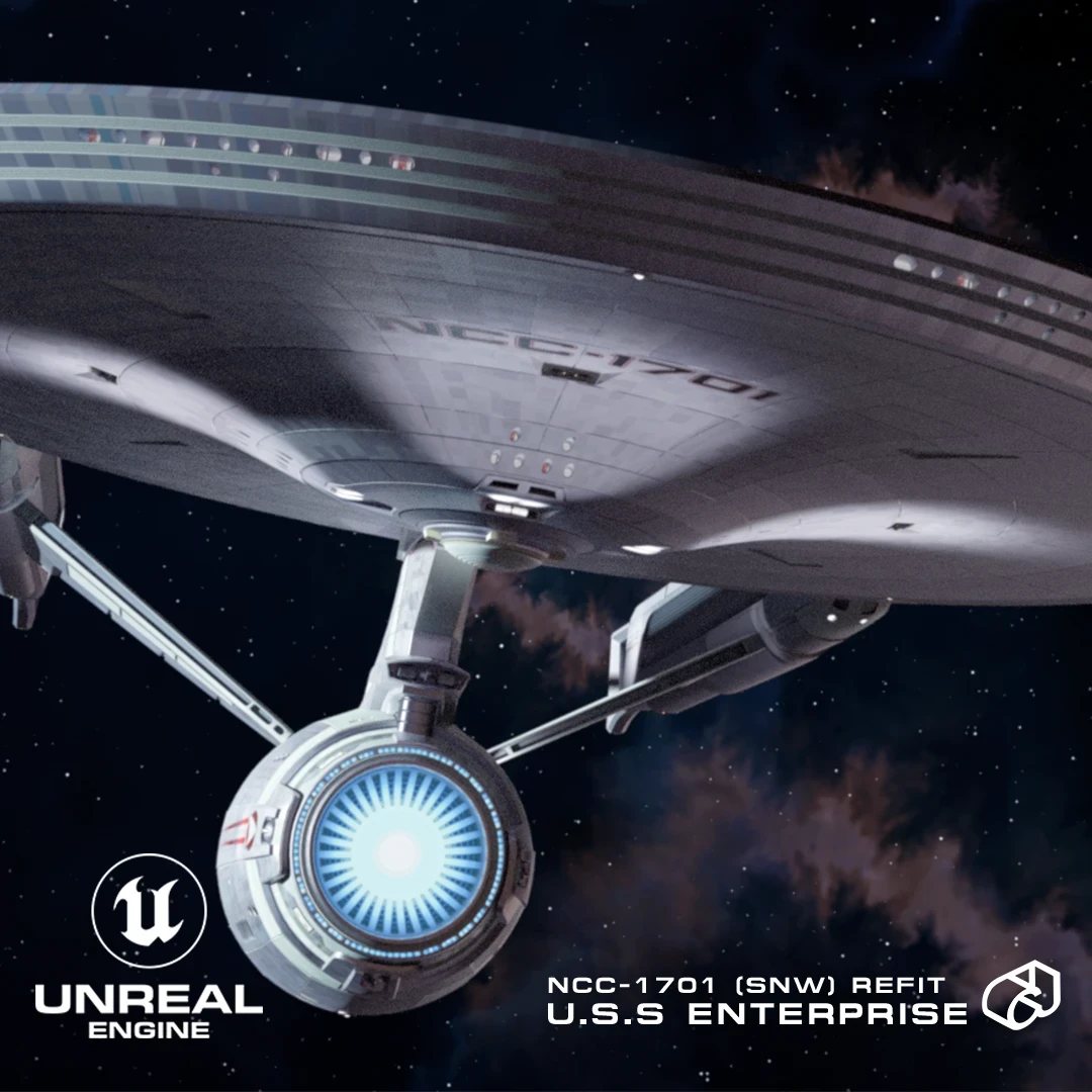 ArtStation - USS Enterprise Refit - Star Trek Strange New Worlds Fan Opening