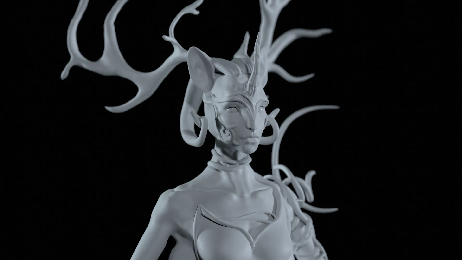 ArtStation - Forest Spirit - WIP