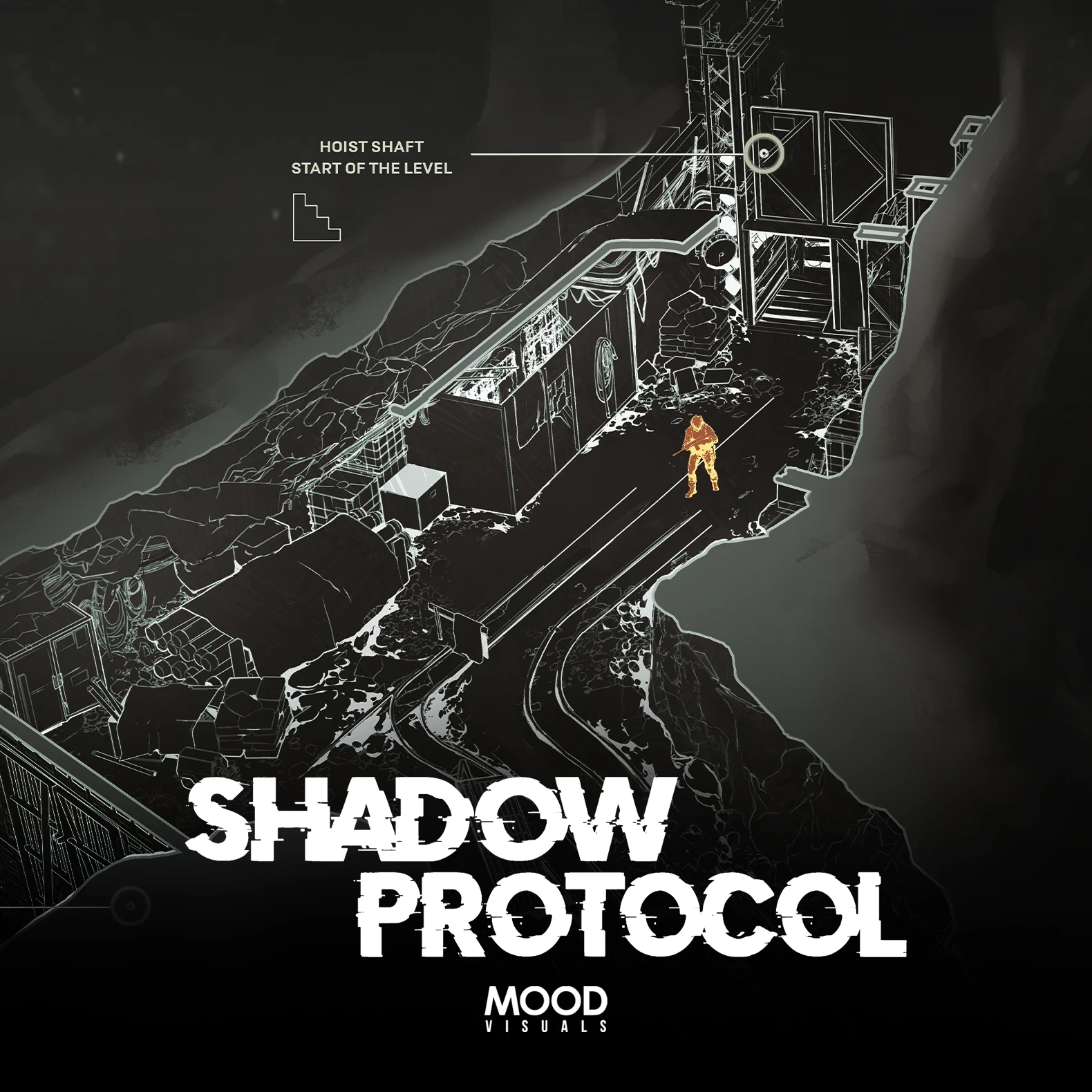 ArtStation - Shadow Protocol - Level breakdown