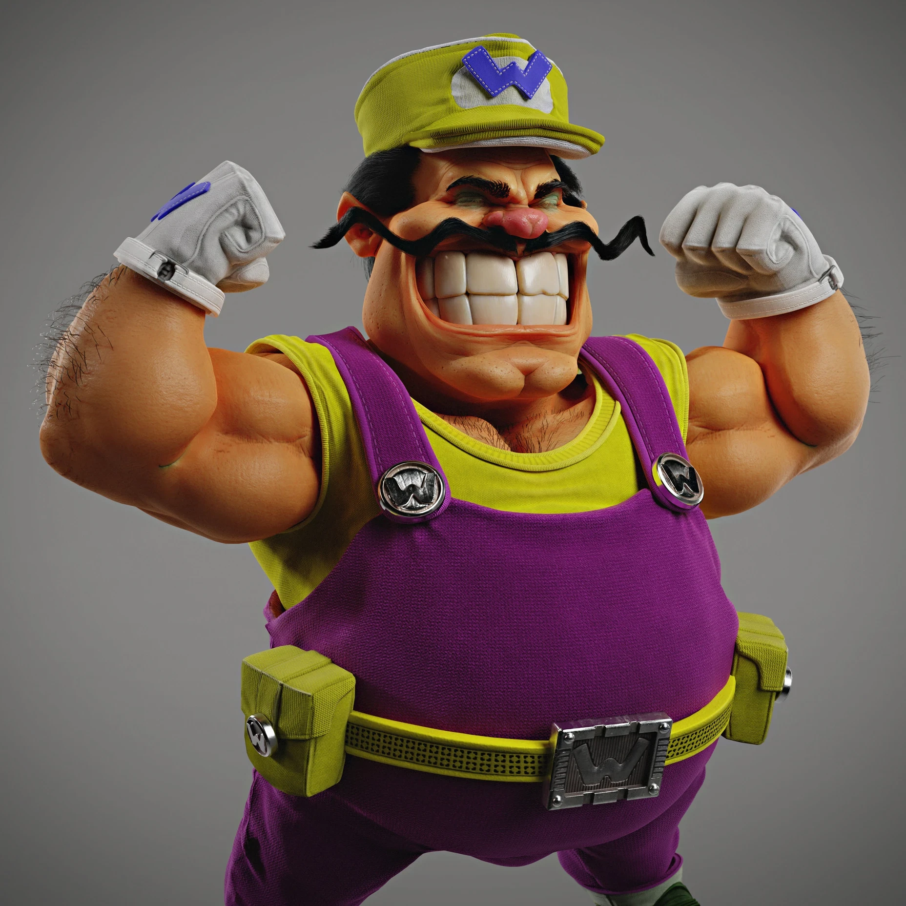 ArtStation - Wario – Real-Time Character