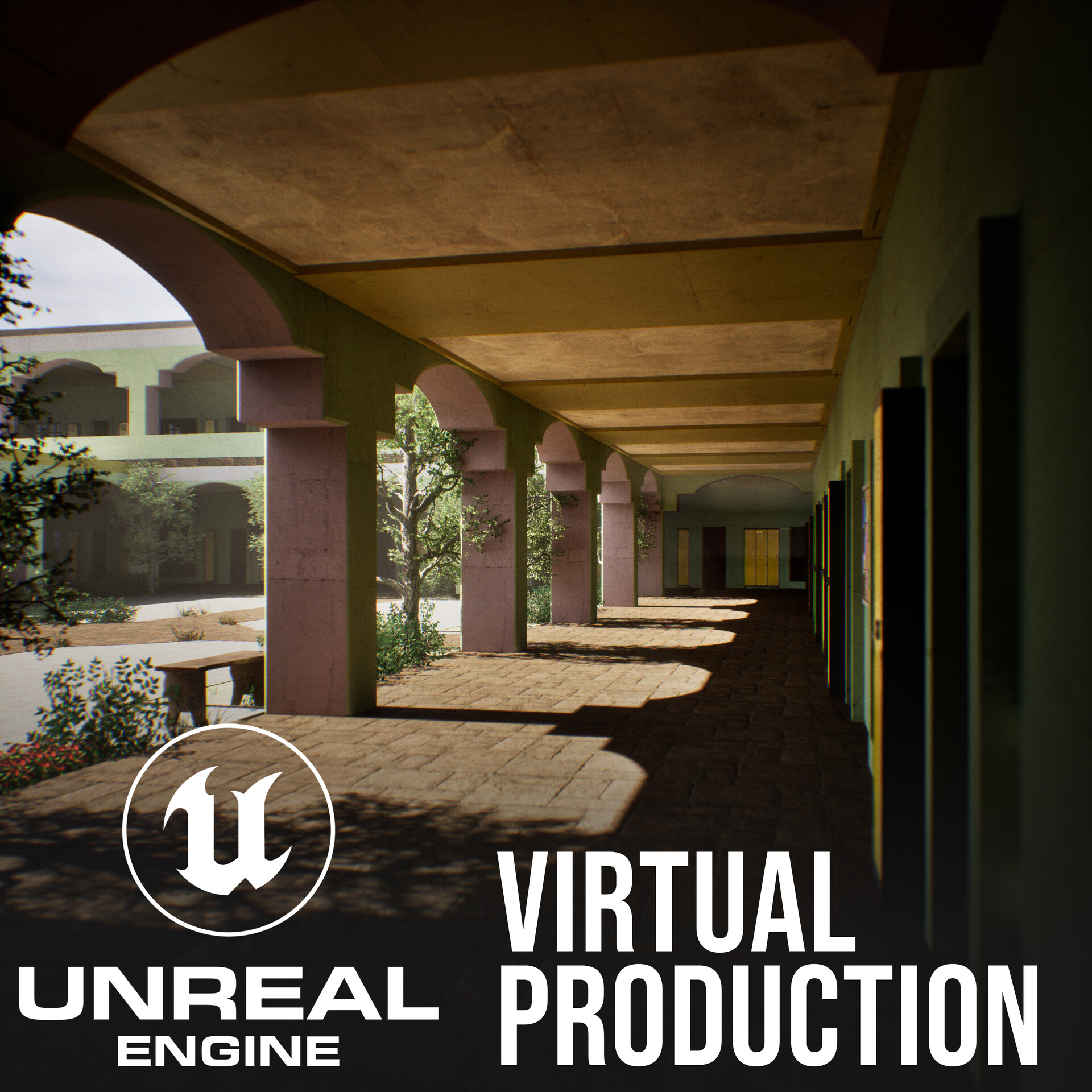 ArtStation - Paramount Virtual Production School Environment
