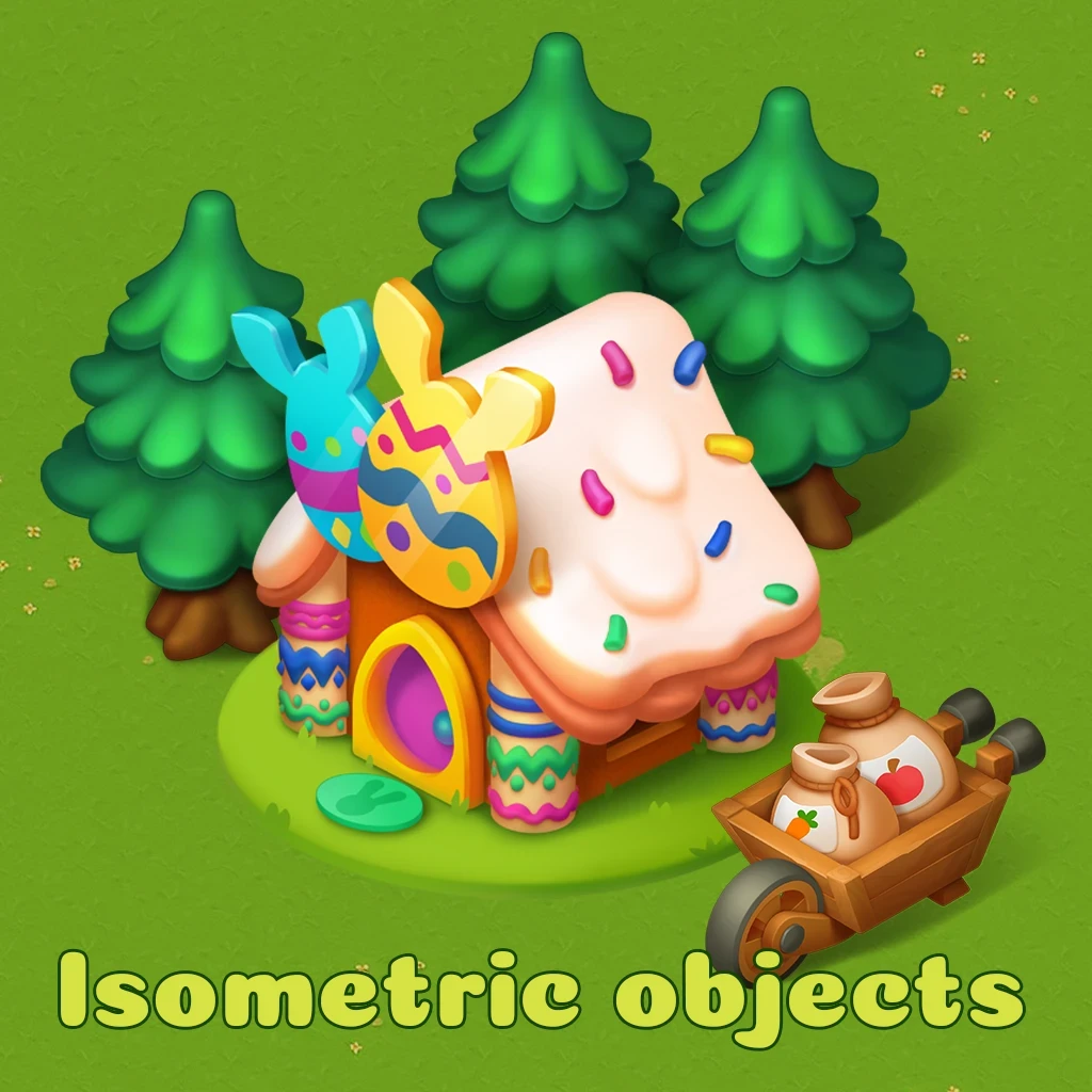 ArtStation - Isometric objects