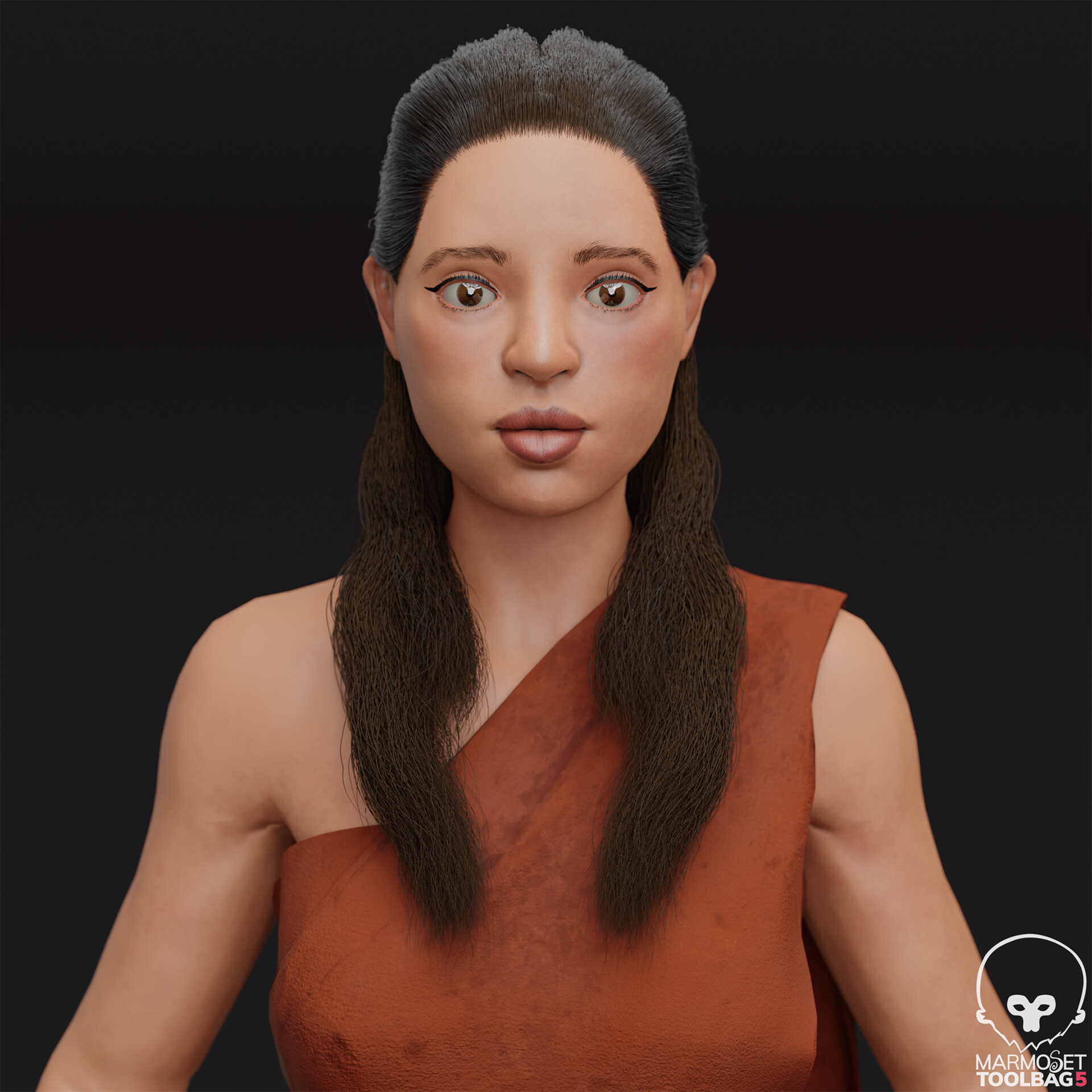 ArtStation - Indian Warrior Woman – 3D Character | Think Tank Intermediate Term Final Project