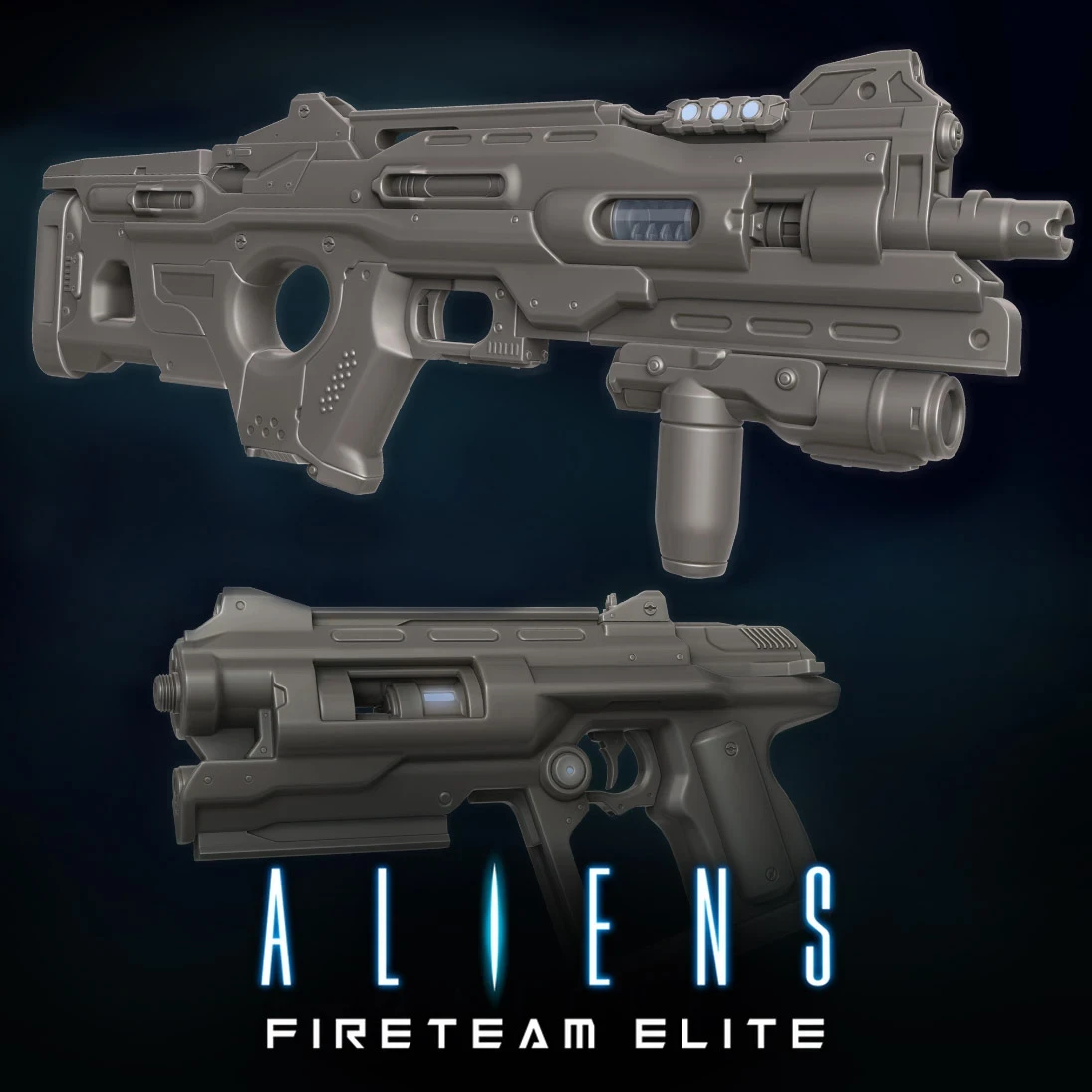 ArtStation - Aliens Fireteam Elite: Weapons