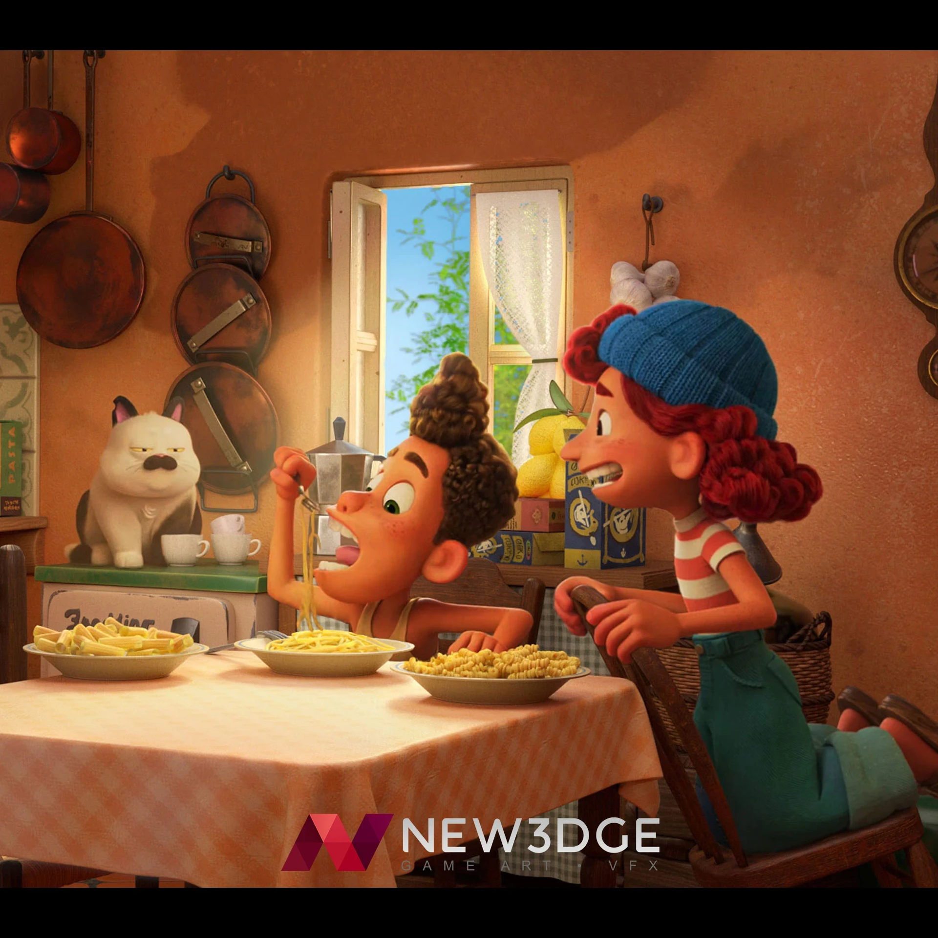 ArtStation - Luca from Pixar - Shot reproduction