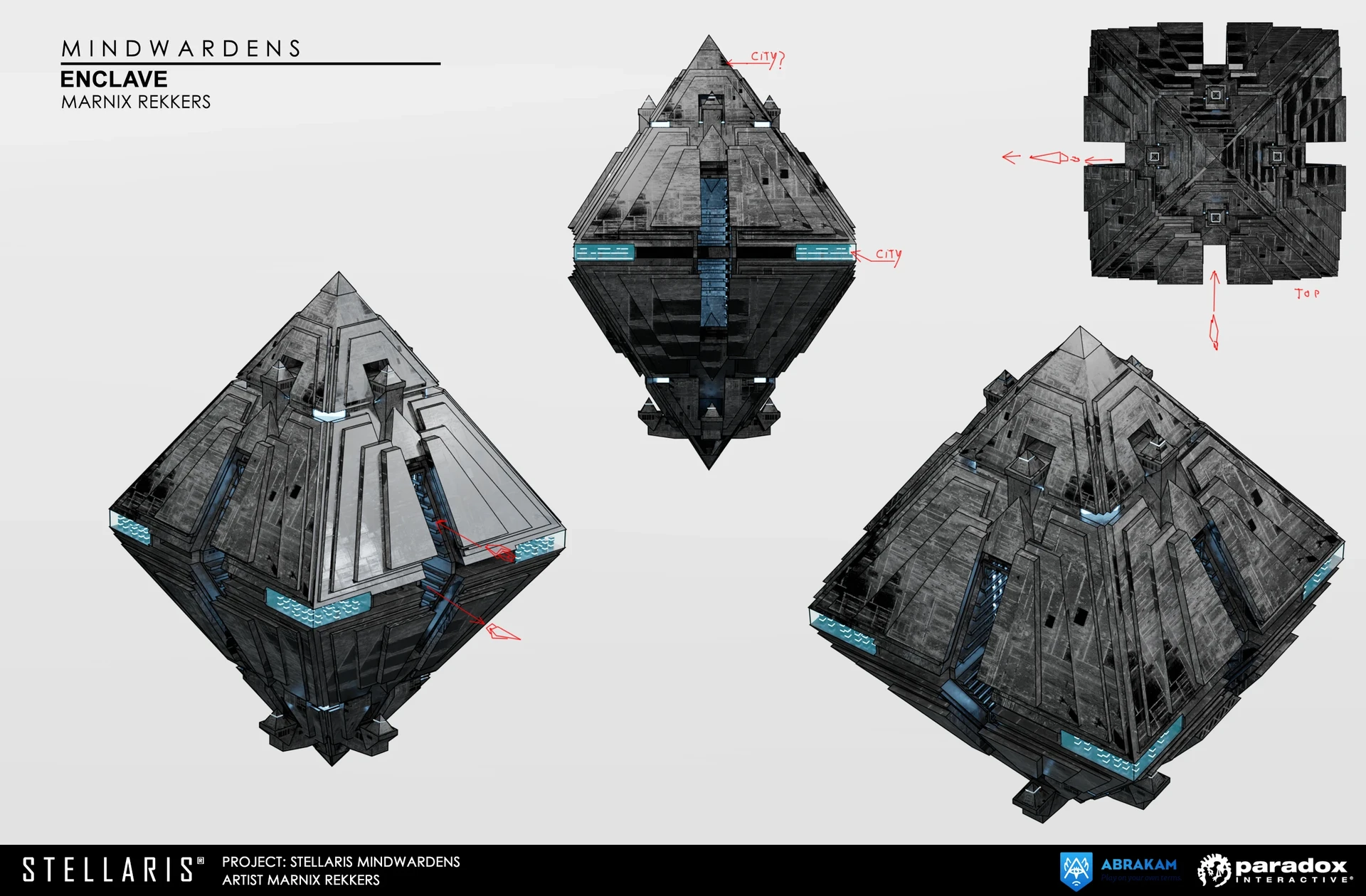 ArtStation - Stellaris Mindwardens ENCLAVE