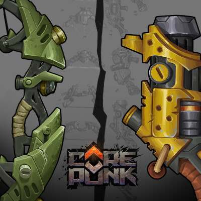 ArtStation - Corepunk Weapon concepts