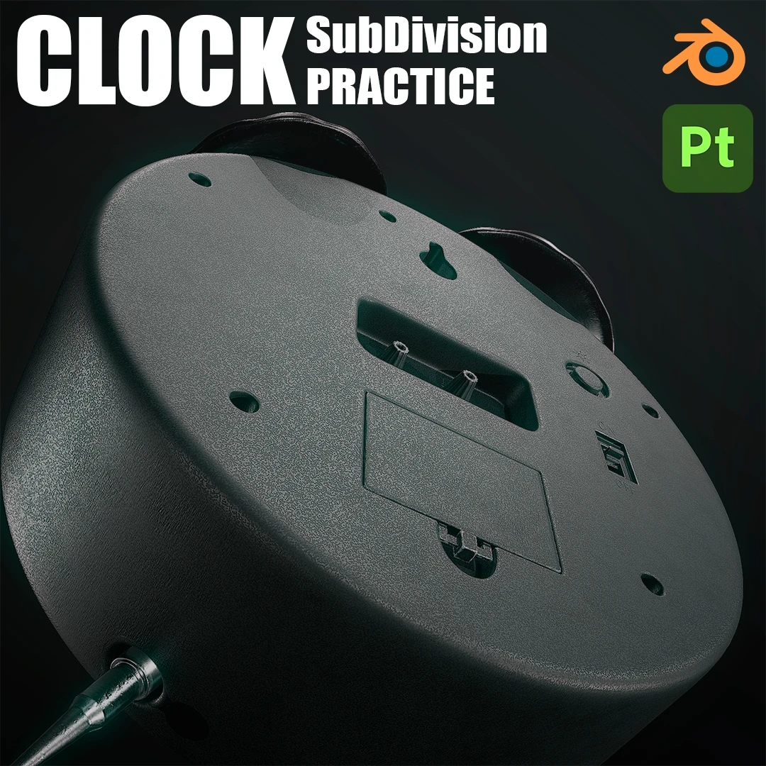 ArtStation - Clock_SubD_Practice
