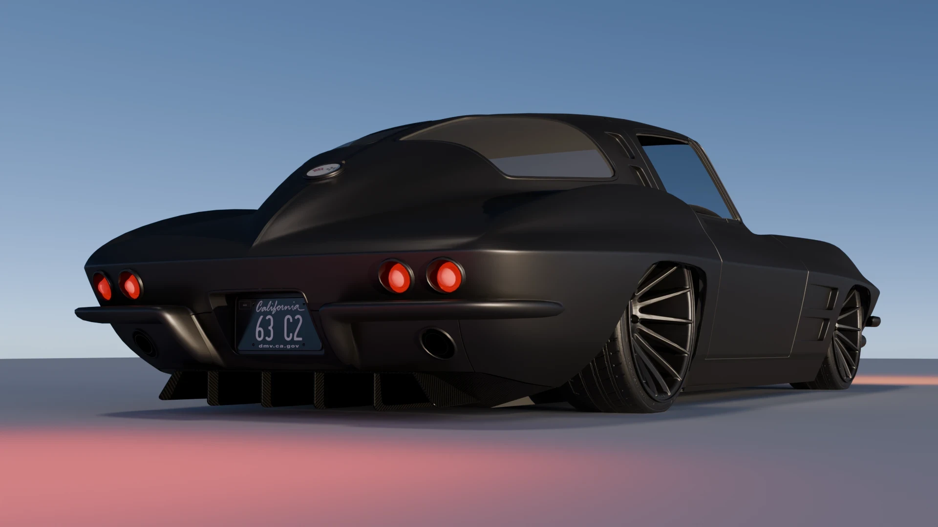 ArtStation - 63 CORVETTE PRO TOURING