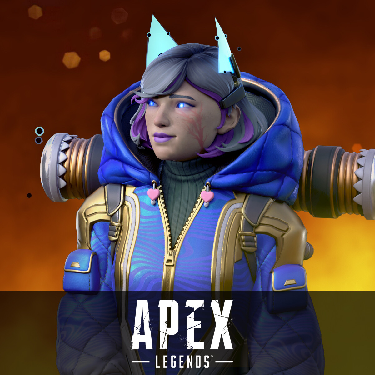 ArtStation - Apex Legends - Wattson "Heart Signal" Skin