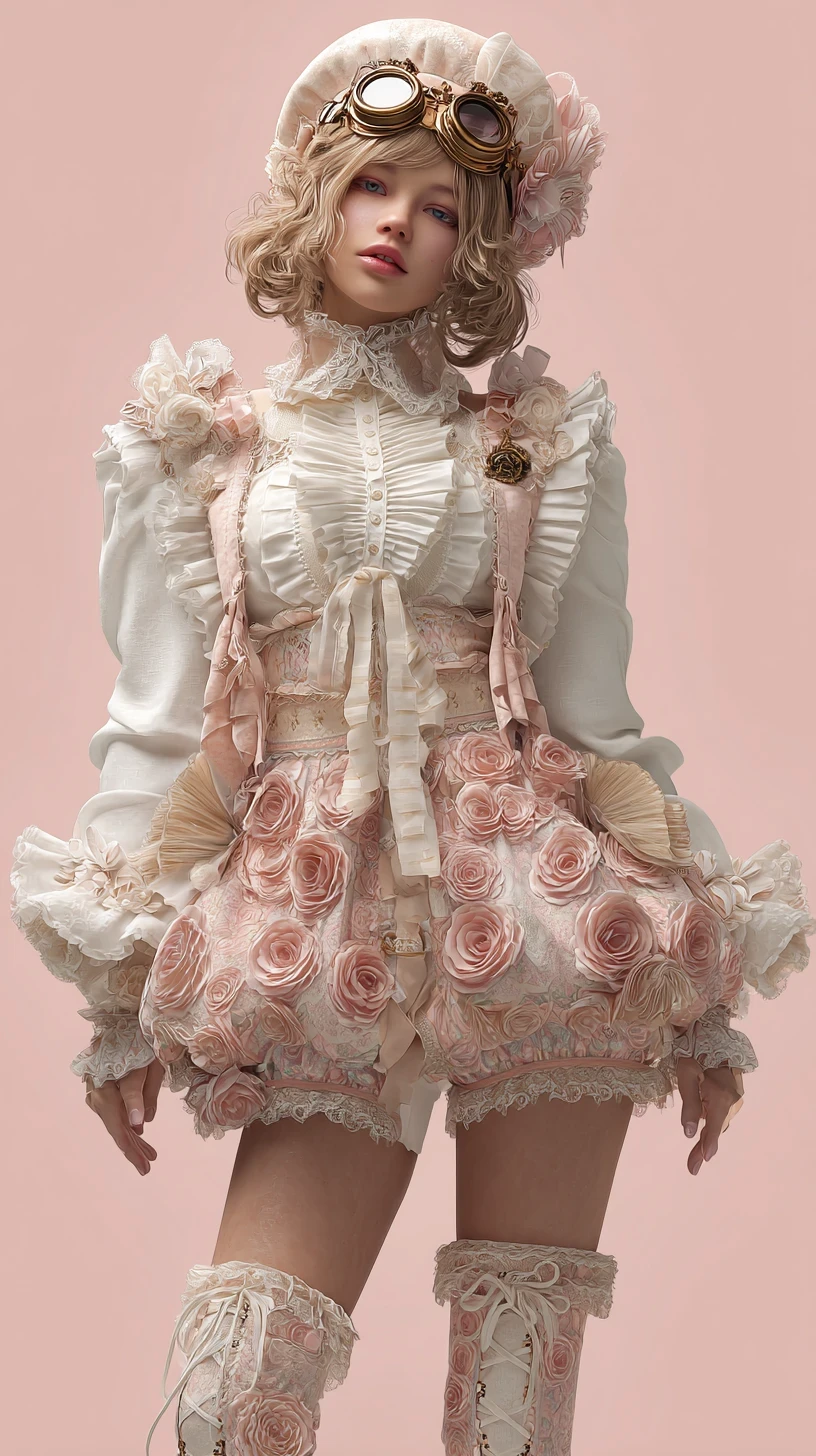 ArtStation - +450 Female Steampunk Fashion Reference Pack _ Full Body ...