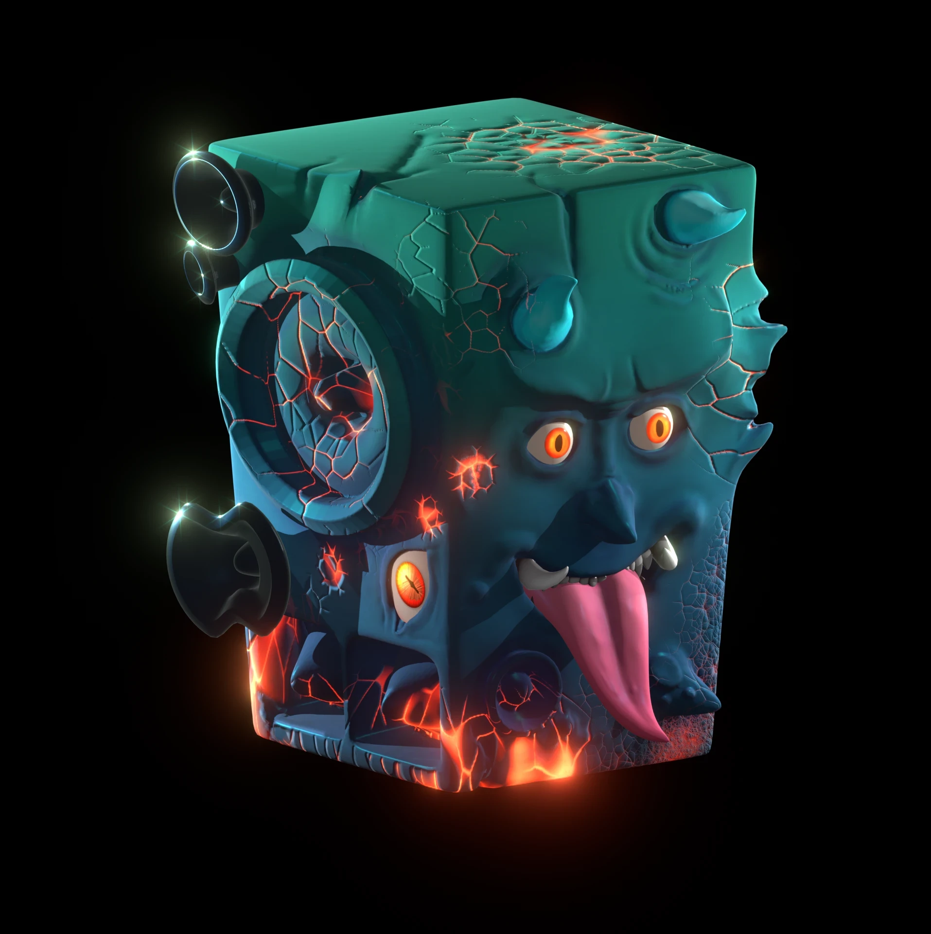 ArtStation - Demon Sound System Game asset