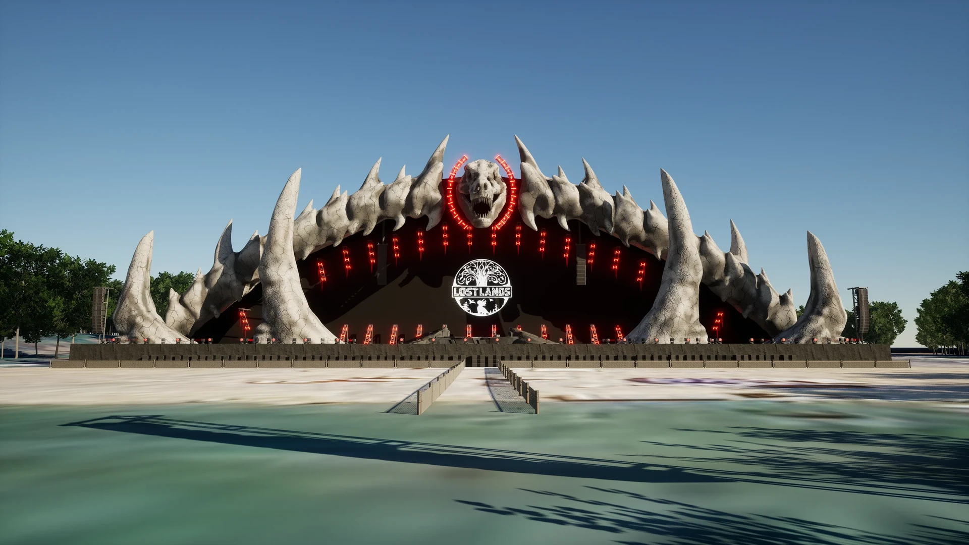 ArtStation - Lost Lands Prehistoric Stage Recreation