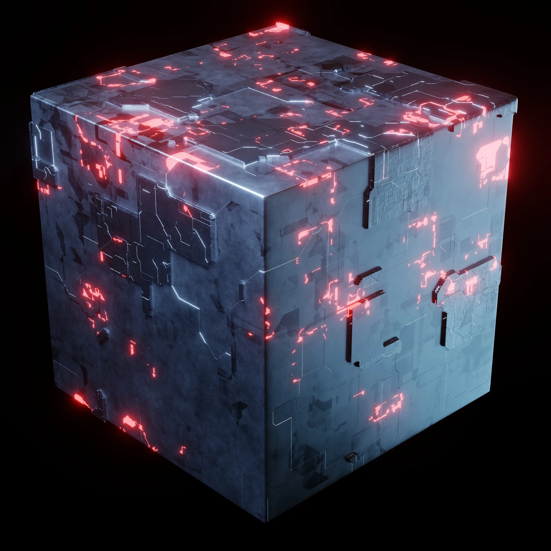 ArtStation - Procedural Sci-Fi Detailed Metal Material (Blender Tutorial)