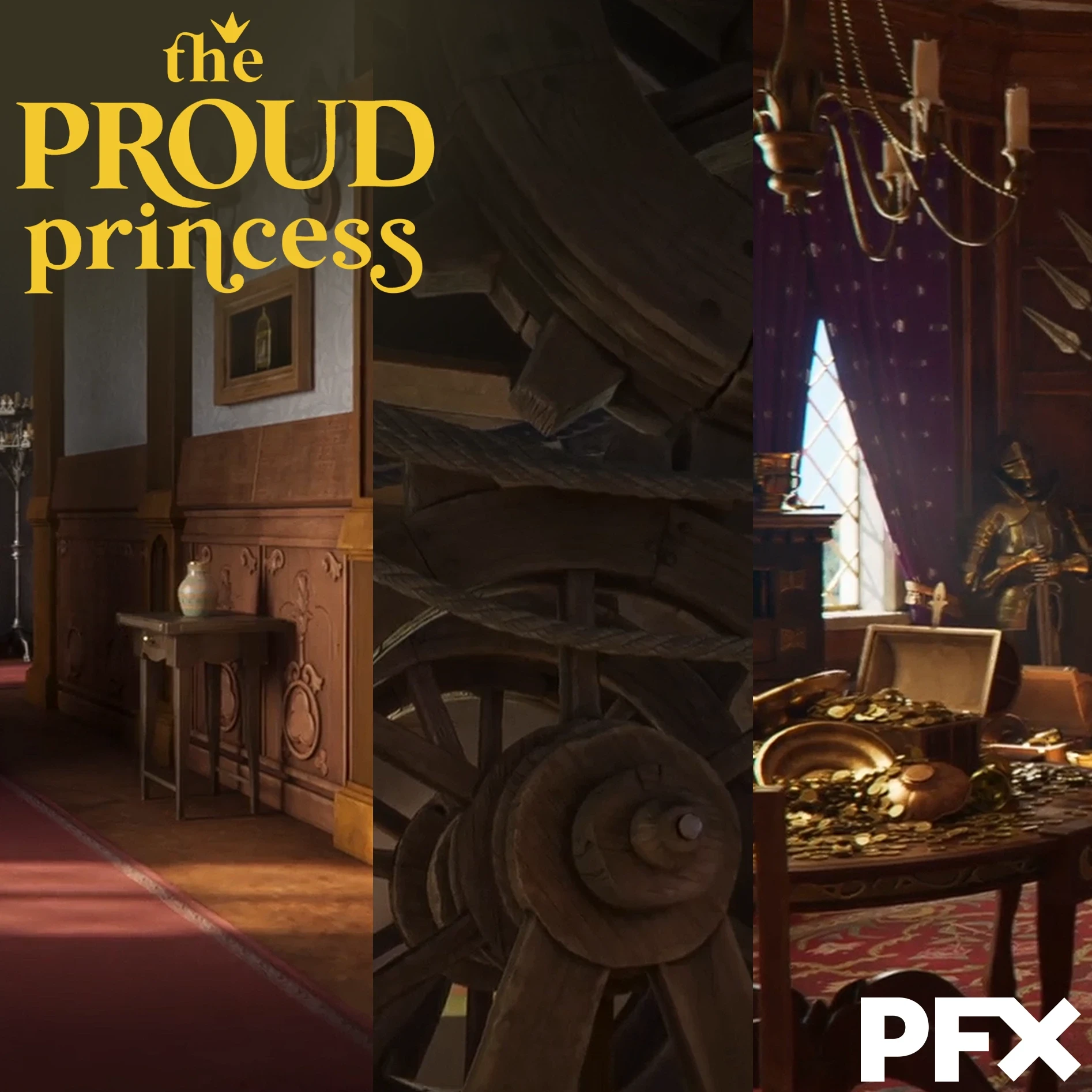 ArtStation - The Proud Princess - Hallways, Counsellor's Room Elements ...