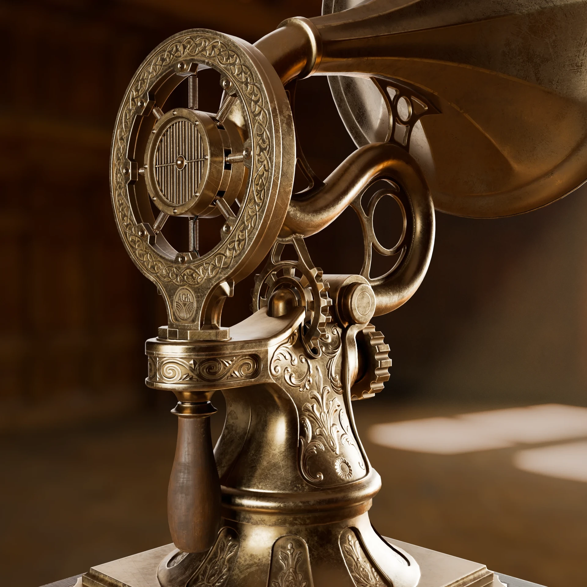 ArtStation - Retro Futuristic Sound Machine | Phono Resonator PRX 91-OPUS