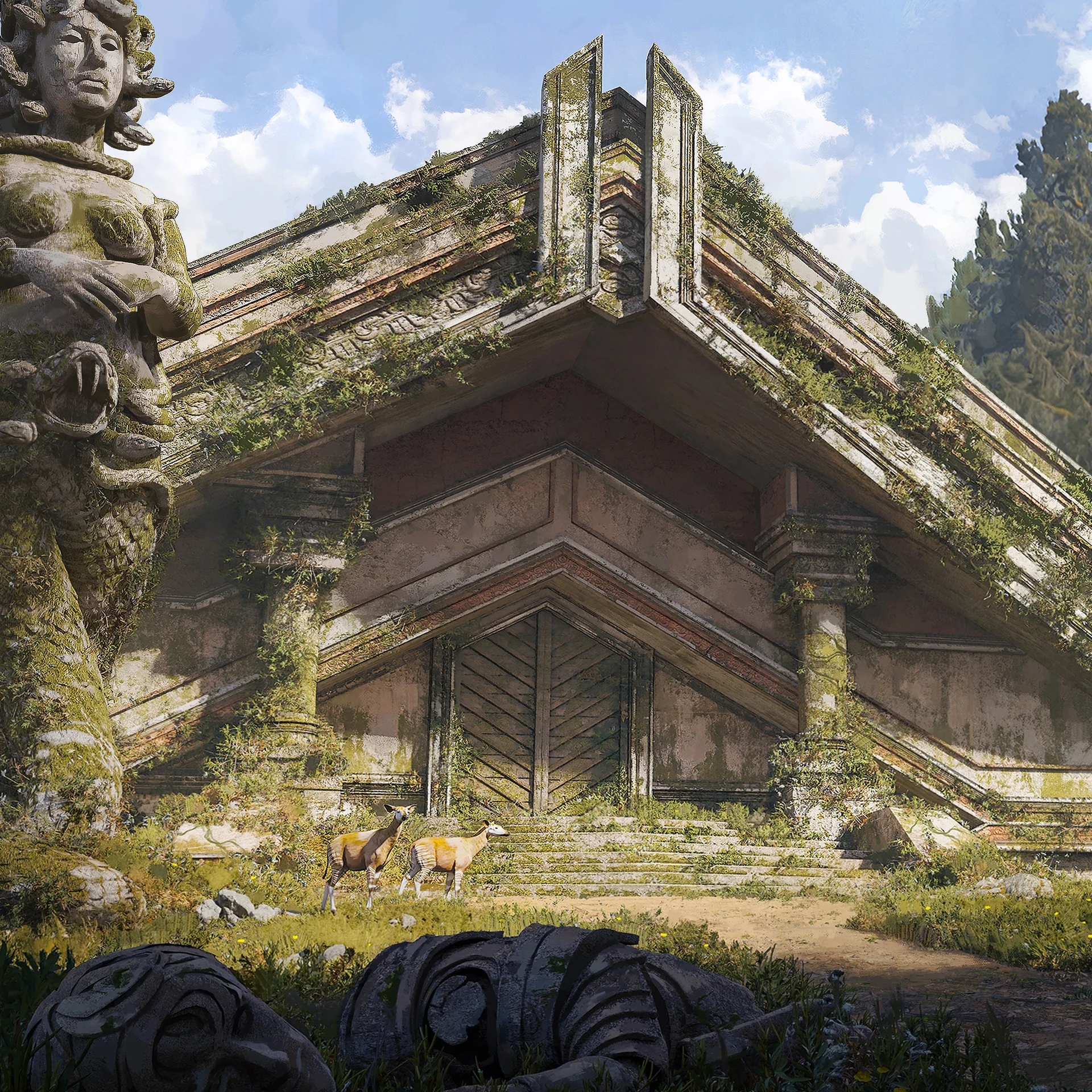 ArtStation - Medusa Temple