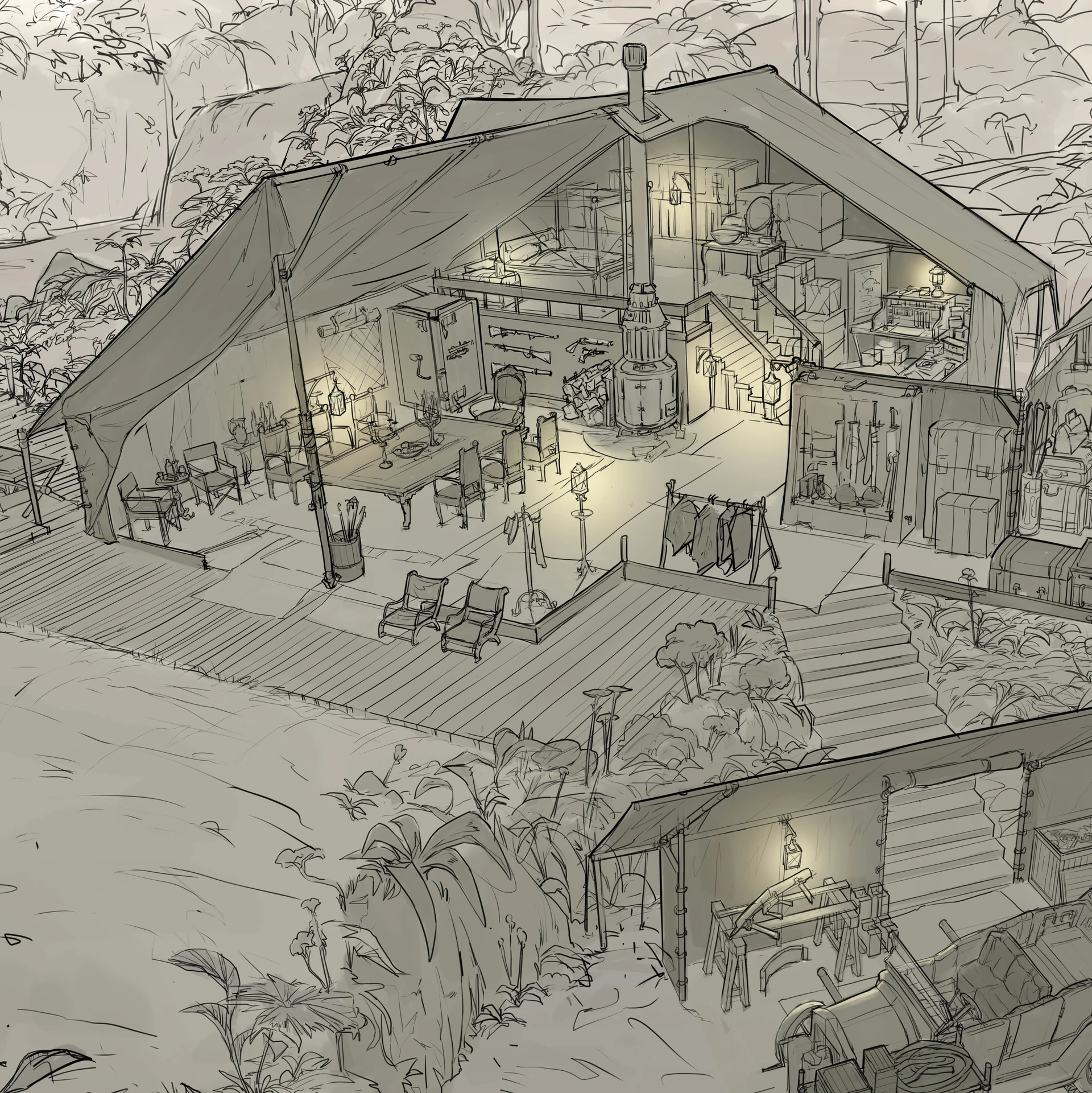 ArtStation - Designs for "Victorian Explorer"