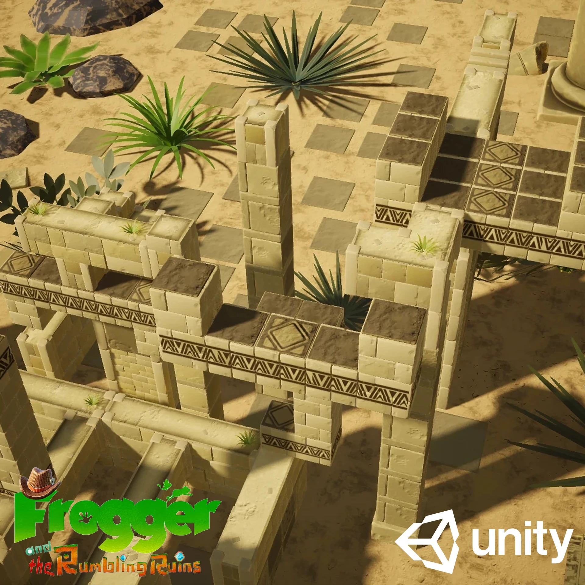 ArtStation - Frogger and the Rumbling Ruins Egypt– Environment Design ...