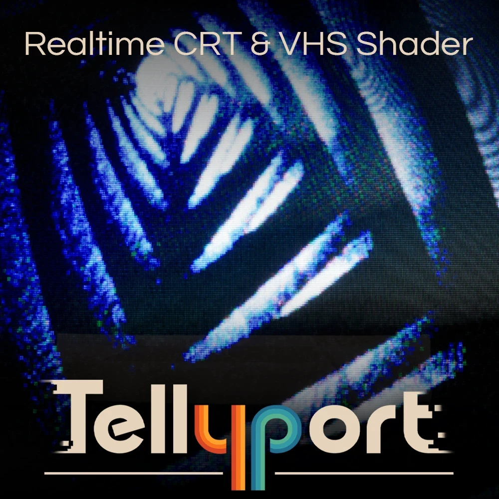 ArtStation - Tellyport - CRT Surface Shader Proof of concept (October 2024)